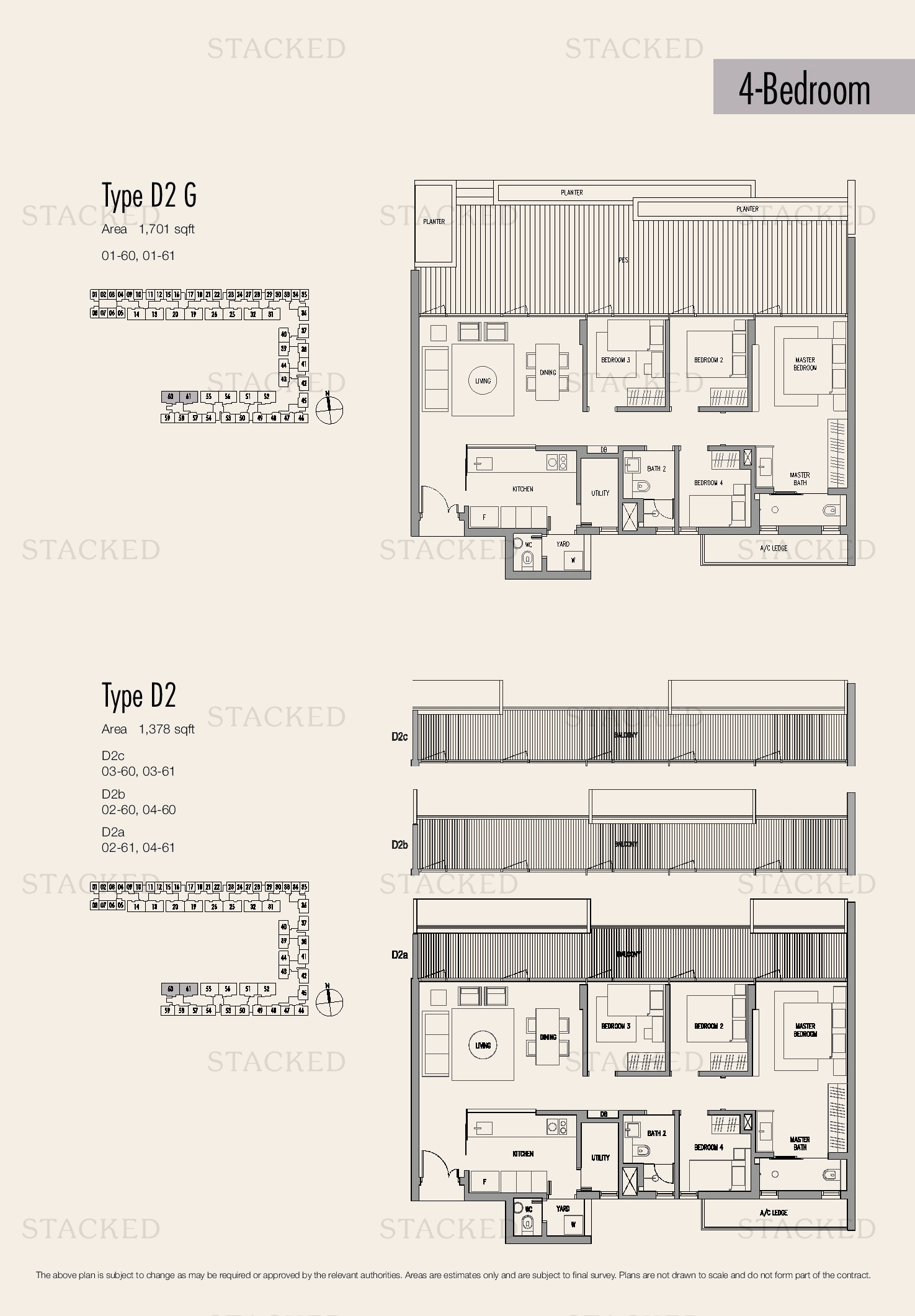 Stacked homes - Seletar Park Residence Singapore Condo Floor Plans ...