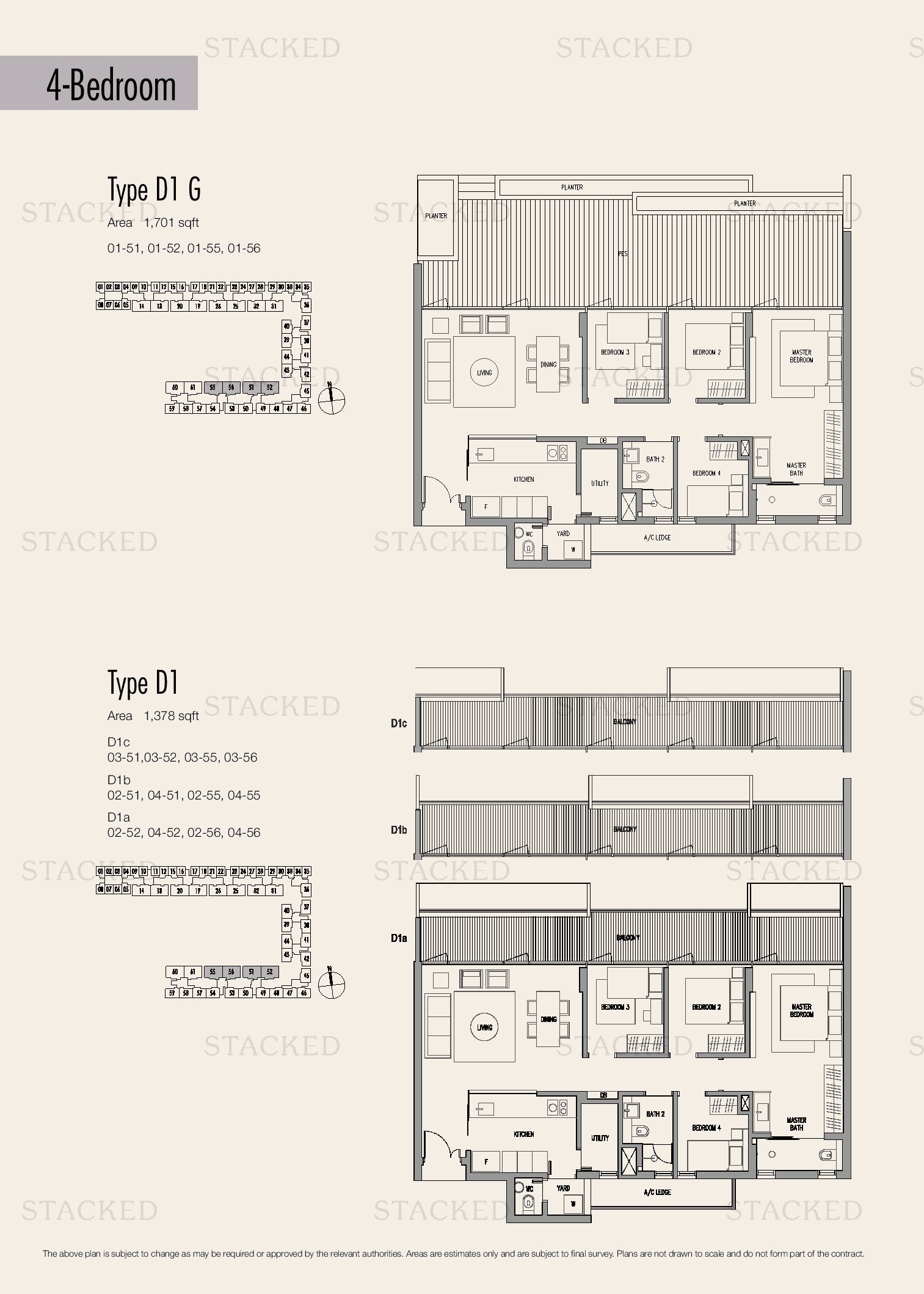 Stacked homes - Seletar Park Residence Singapore Condo Floor Plans ...
