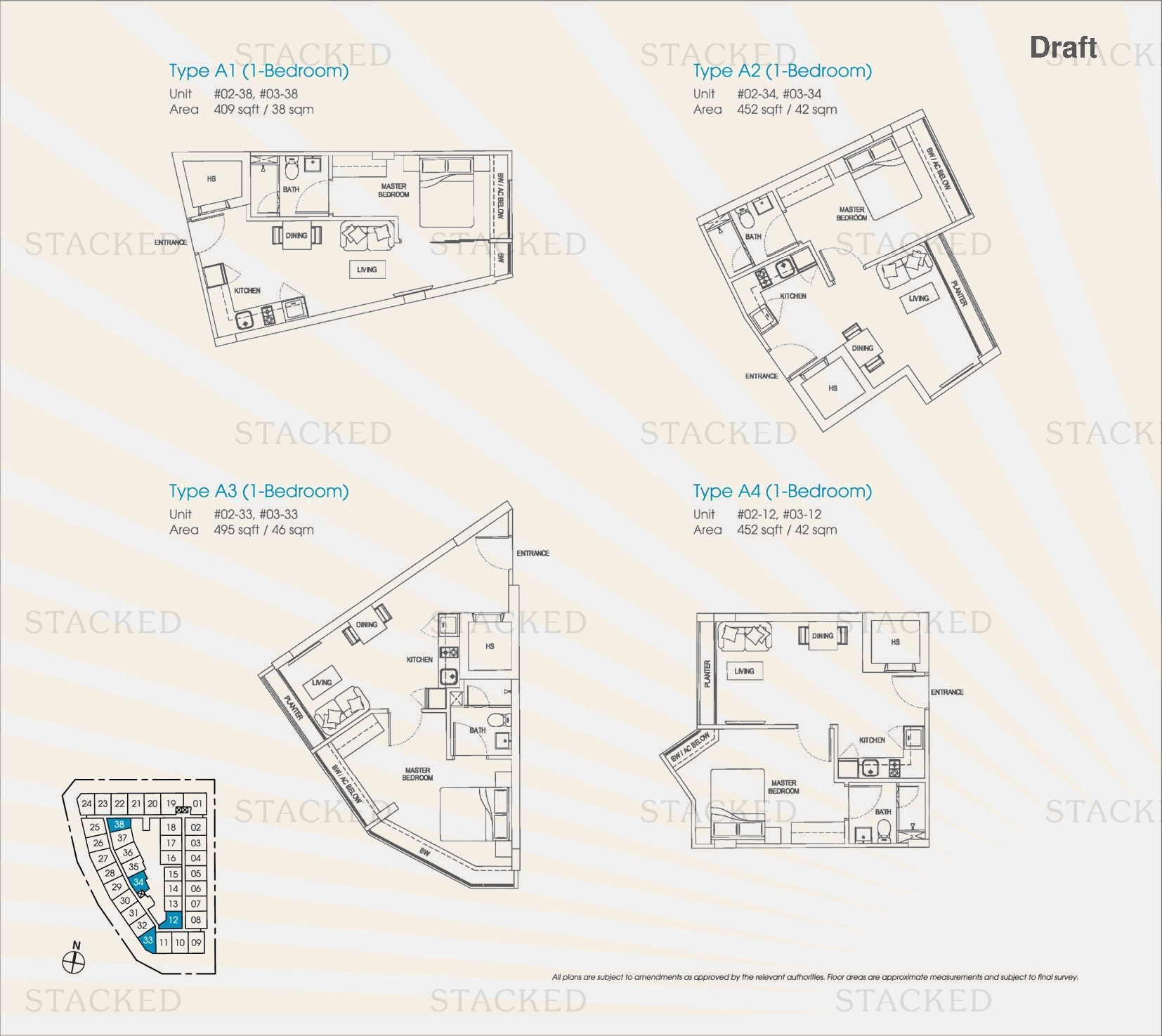 Stacked homes - Siglap V Singapore Condo Floor Plans, Images And ...
