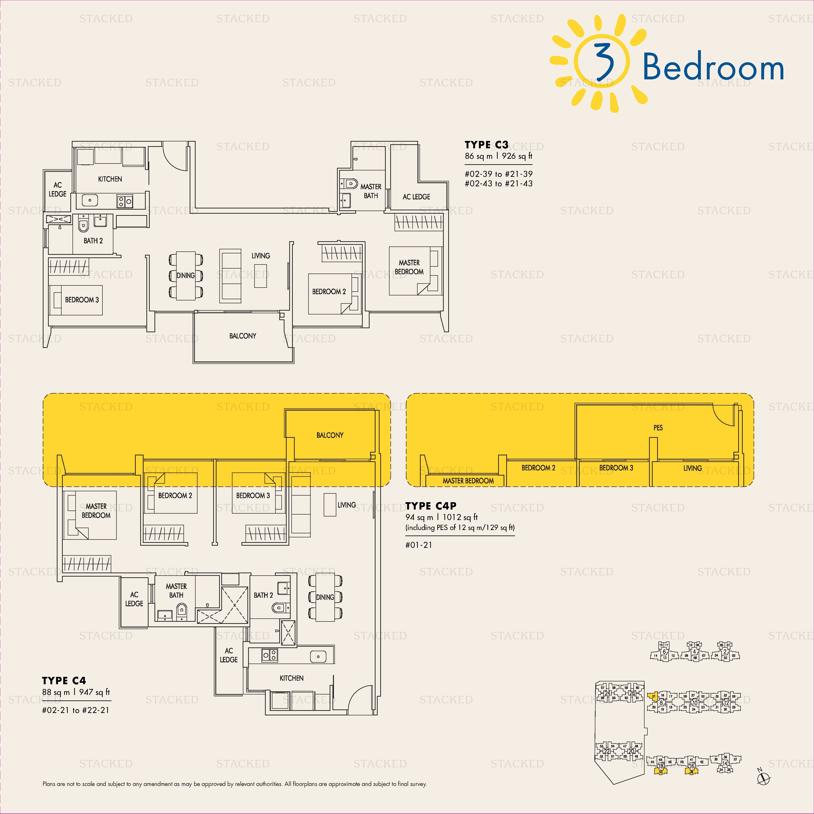 Stacked homes - Sol Acres Singapore Condo Floor Plans, Images And ...