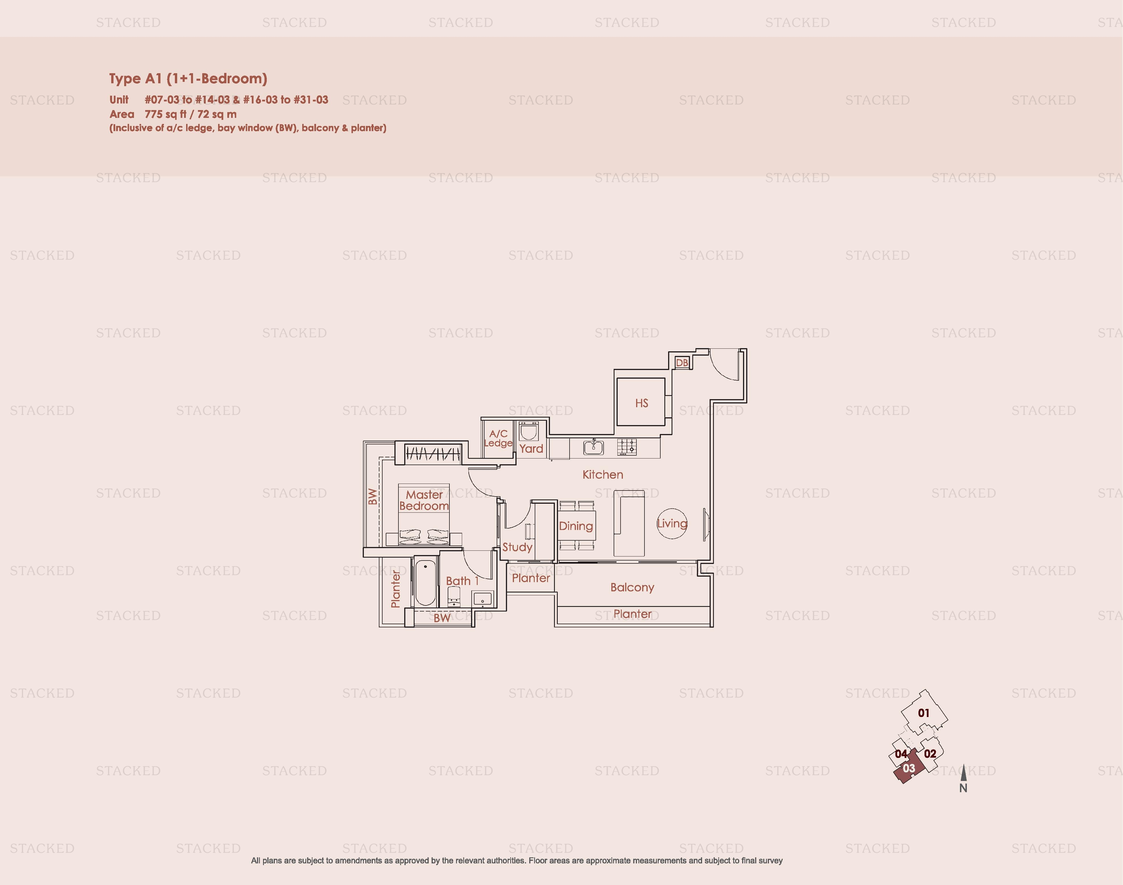 Stacked homes - Starlight Suites Singapore Condo Floor Plans, Images ...