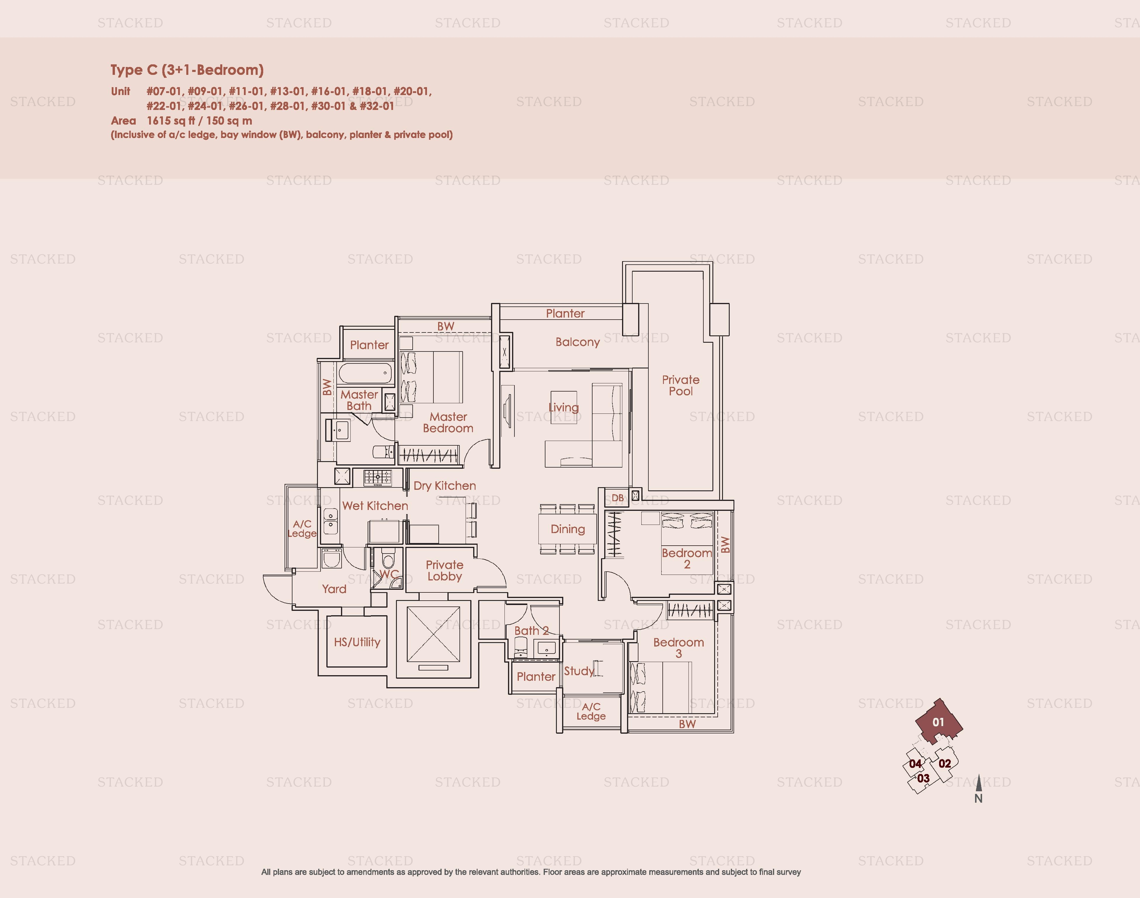 Stacked homes - Starlight Suites Singapore Condo Floor Plans, Images ...