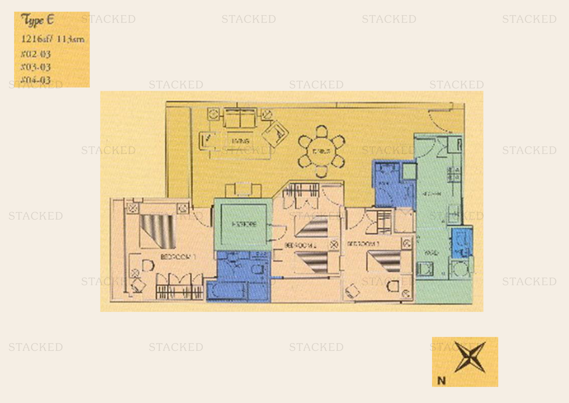 Stacked homes - Taipan Regency Singapore Condo Floor Plans, Images And ...