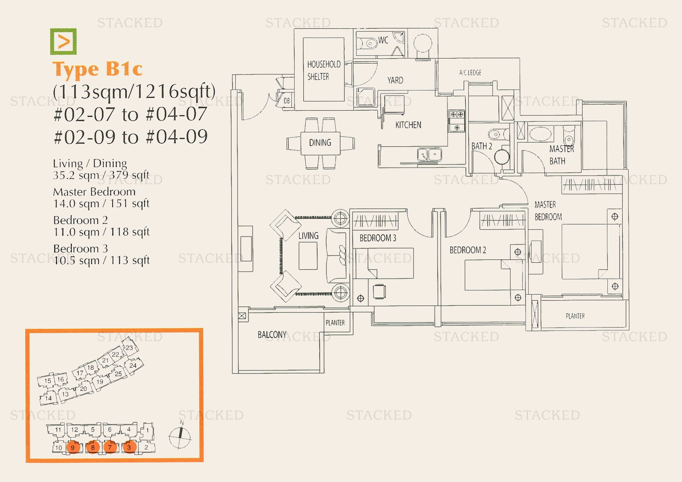 Stacked homes - Tangerine Grove Singapore Condo Floor Plans, Images And ...