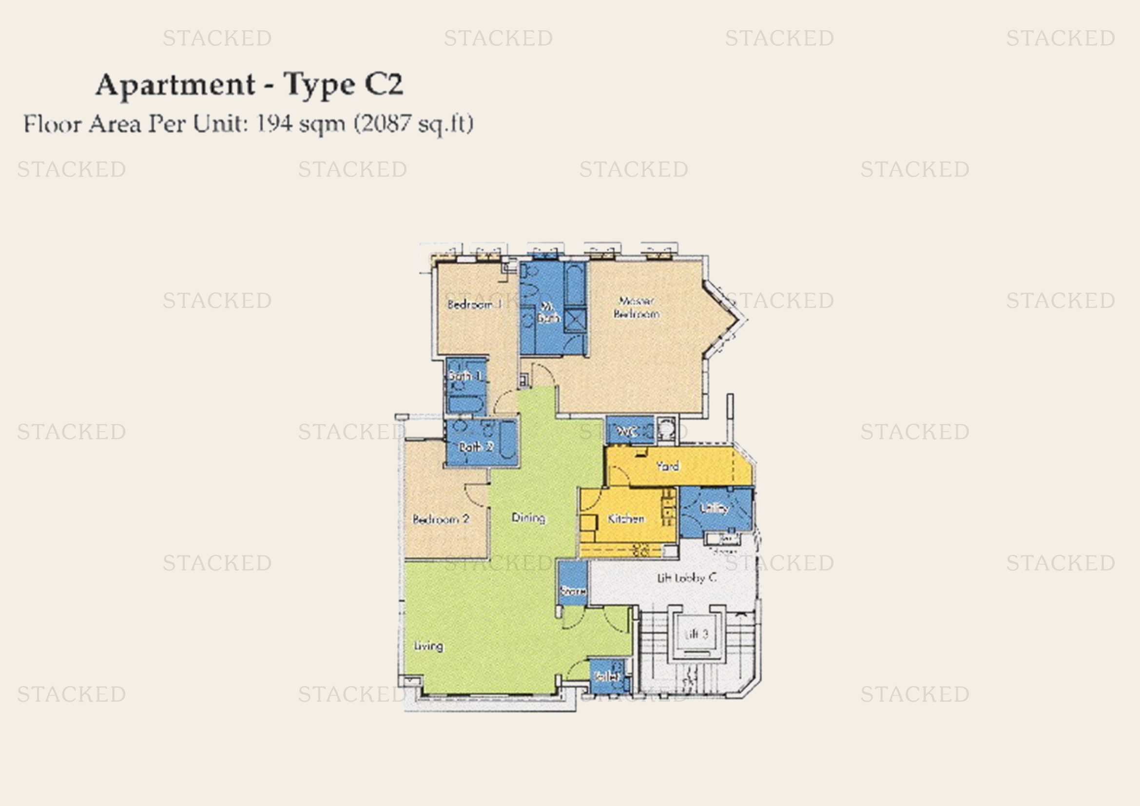 Stacked homes - Tanglin Hill Meadows Singapore Condo Floor Plans ...