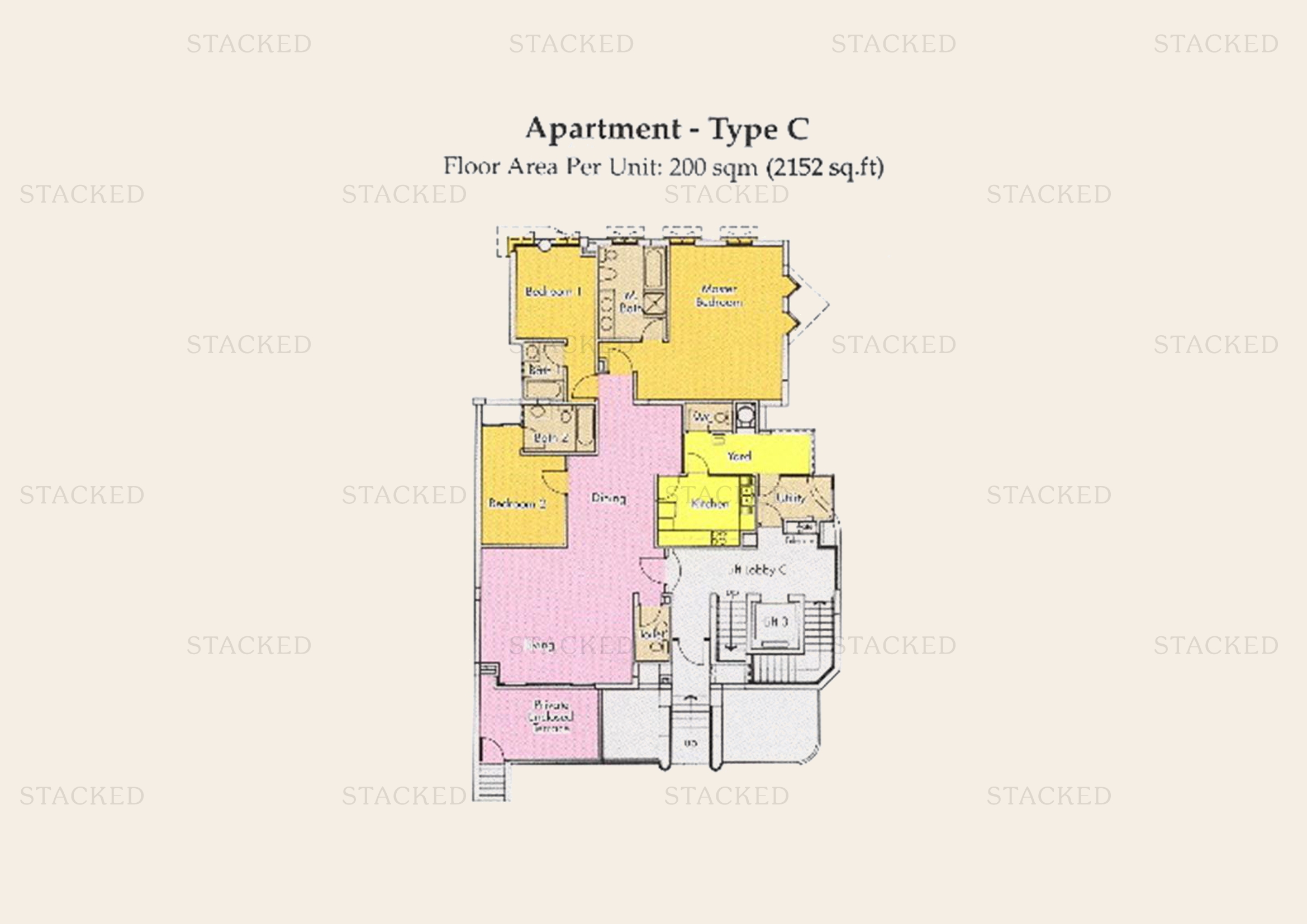 Stacked homes - Tanglin Hill Meadows Singapore Condo Floor Plans ...