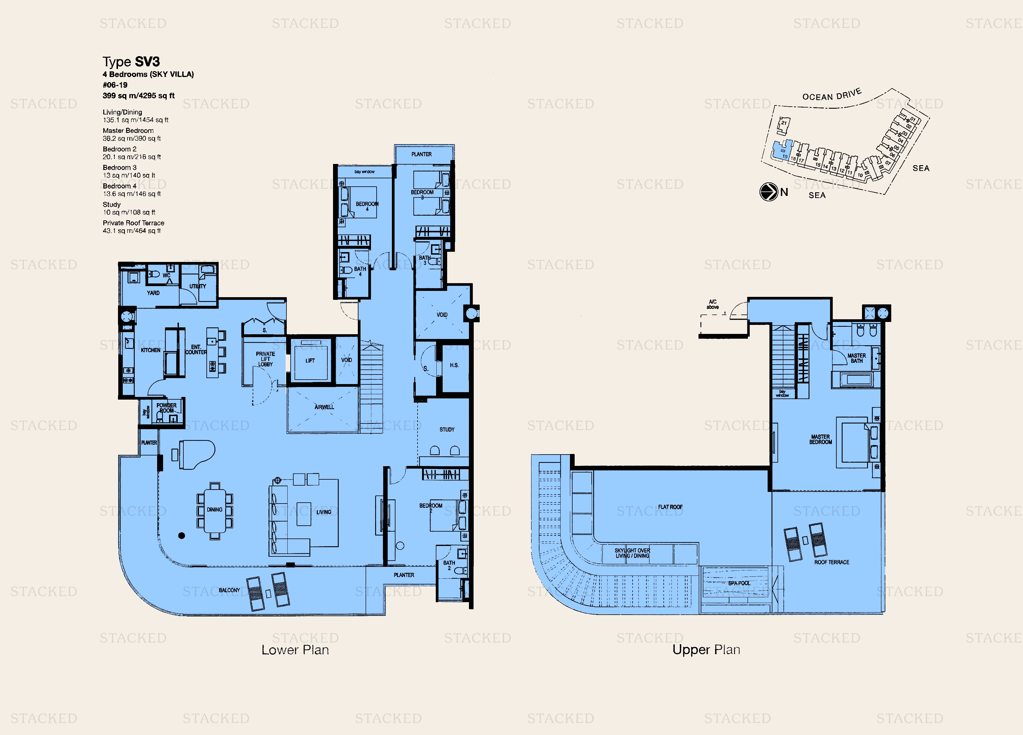 Stacked homes - The Azure Singapore Condo Floor Plans, Images And ...