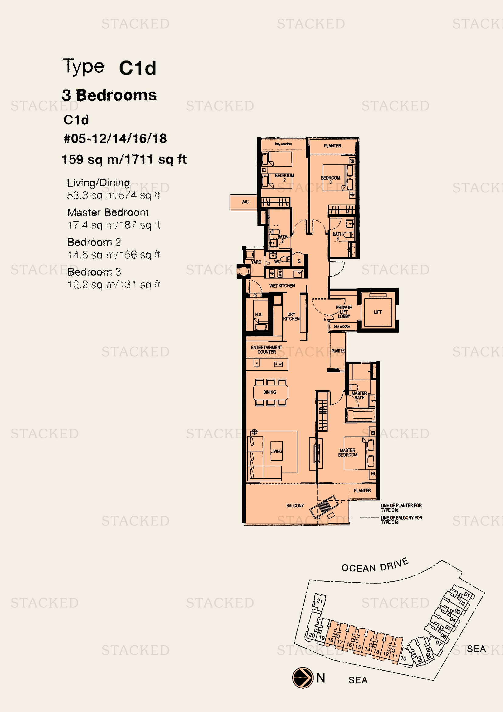 Stacked homes - The Azure Singapore Condo Floor Plans, Images And ...