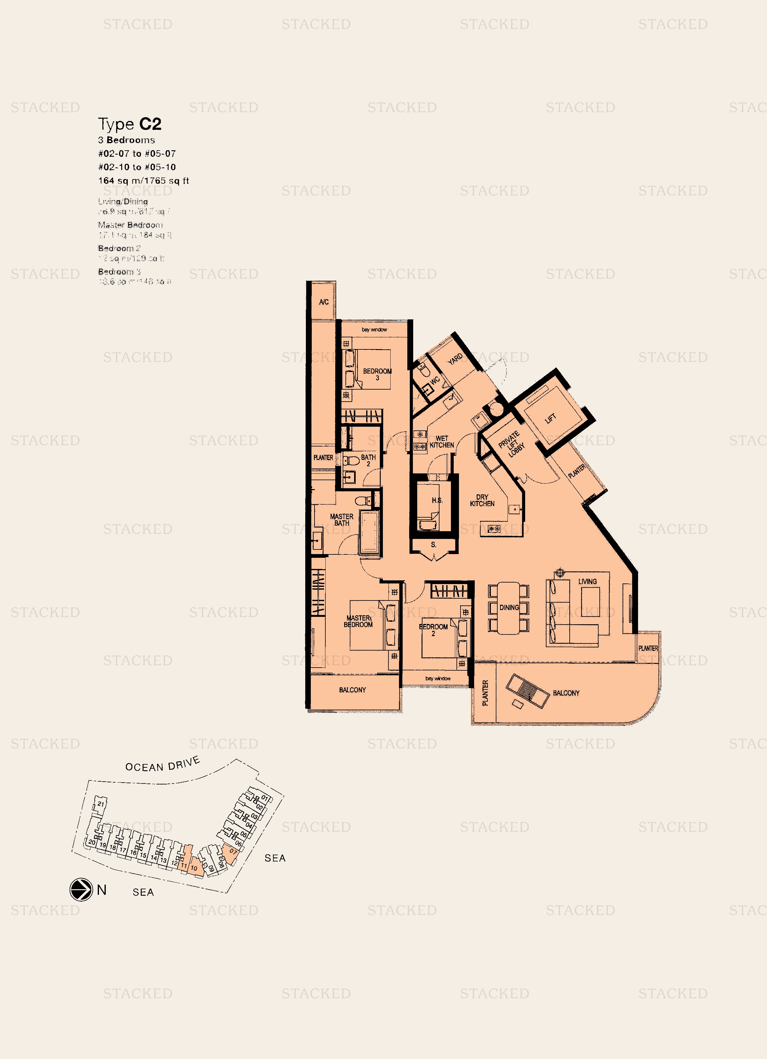 Stacked homes - The Azure Singapore Condo Floor Plans, Images And ...