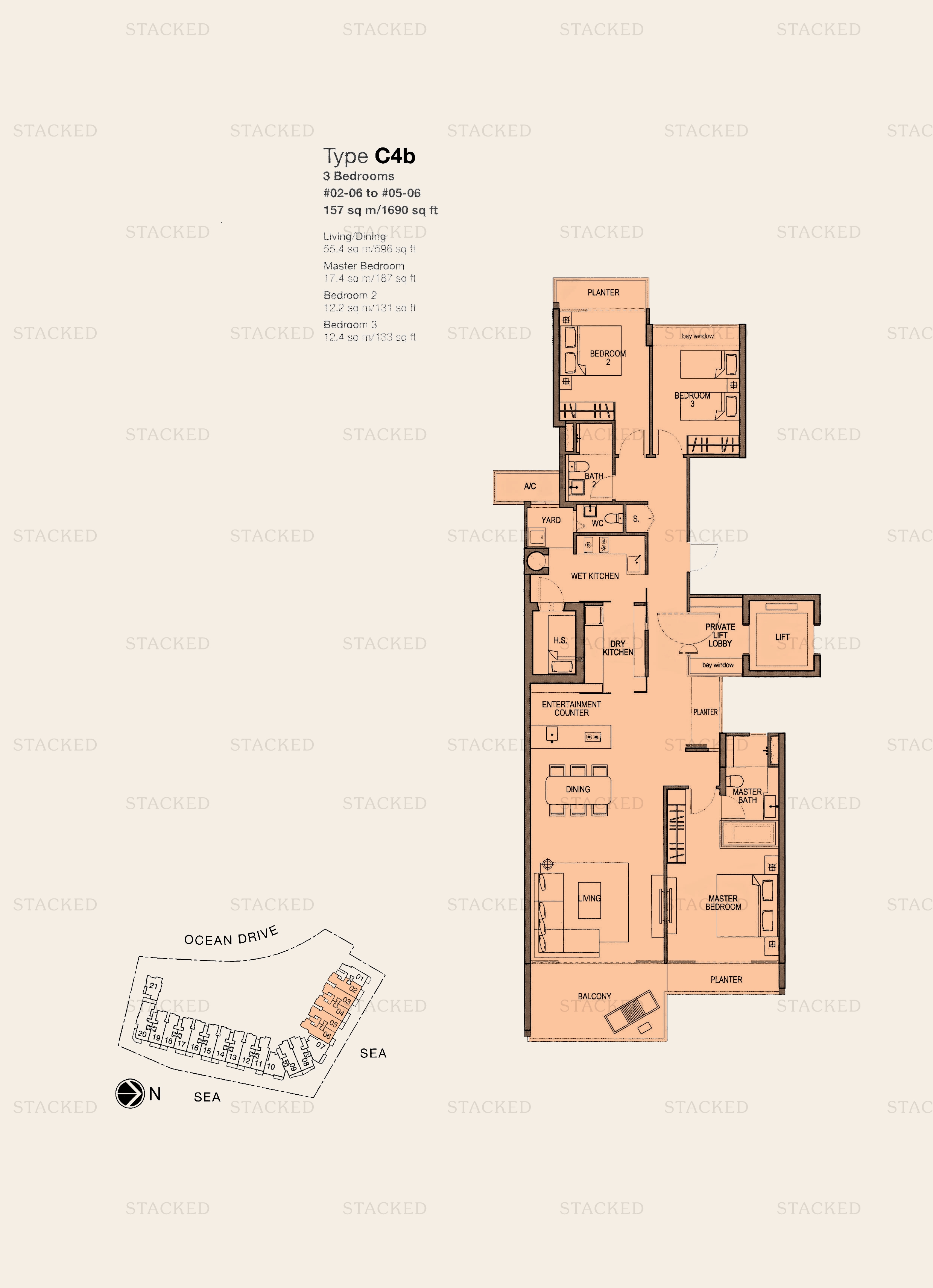 Stacked homes - The Azure Singapore Condo Floor Plans, Images And ...