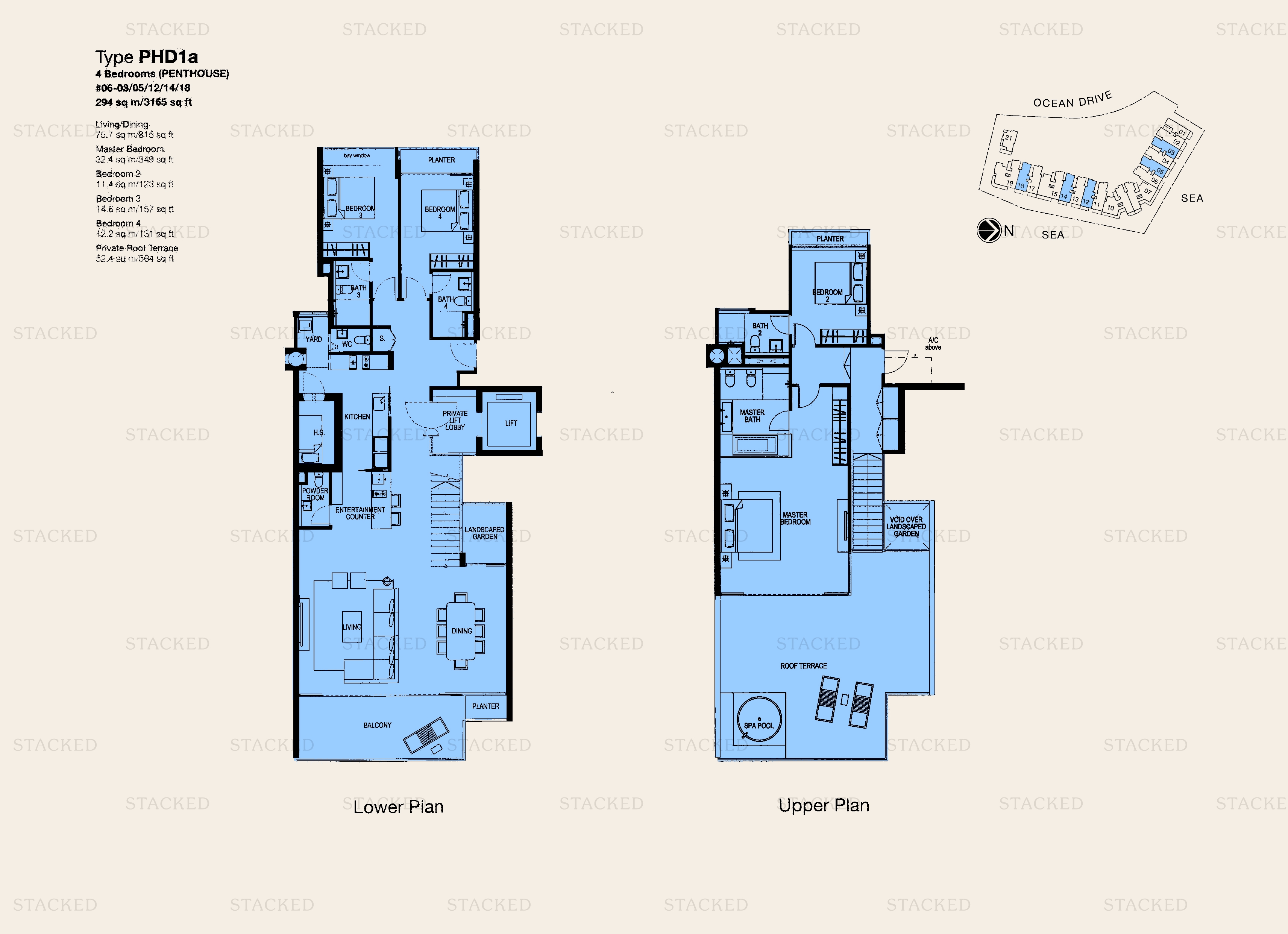 Stacked homes - The Azure Singapore Condo Floor Plans, Images And ...