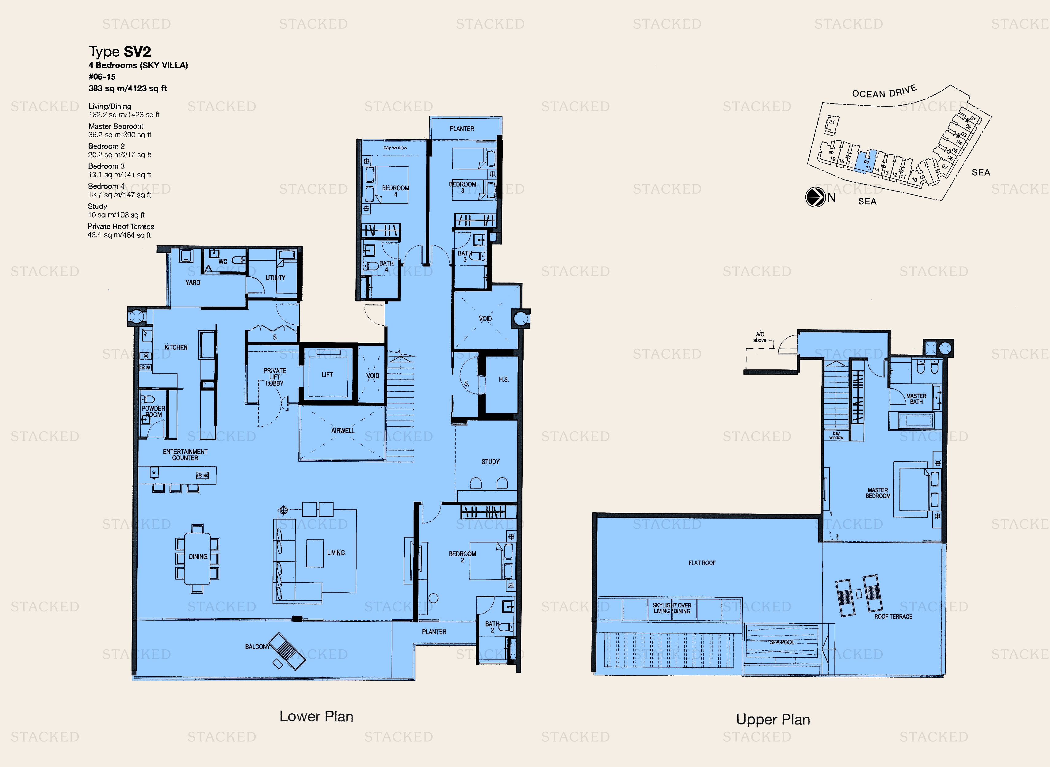 Stacked homes - The Azure Singapore Condo Floor Plans, Images And ...