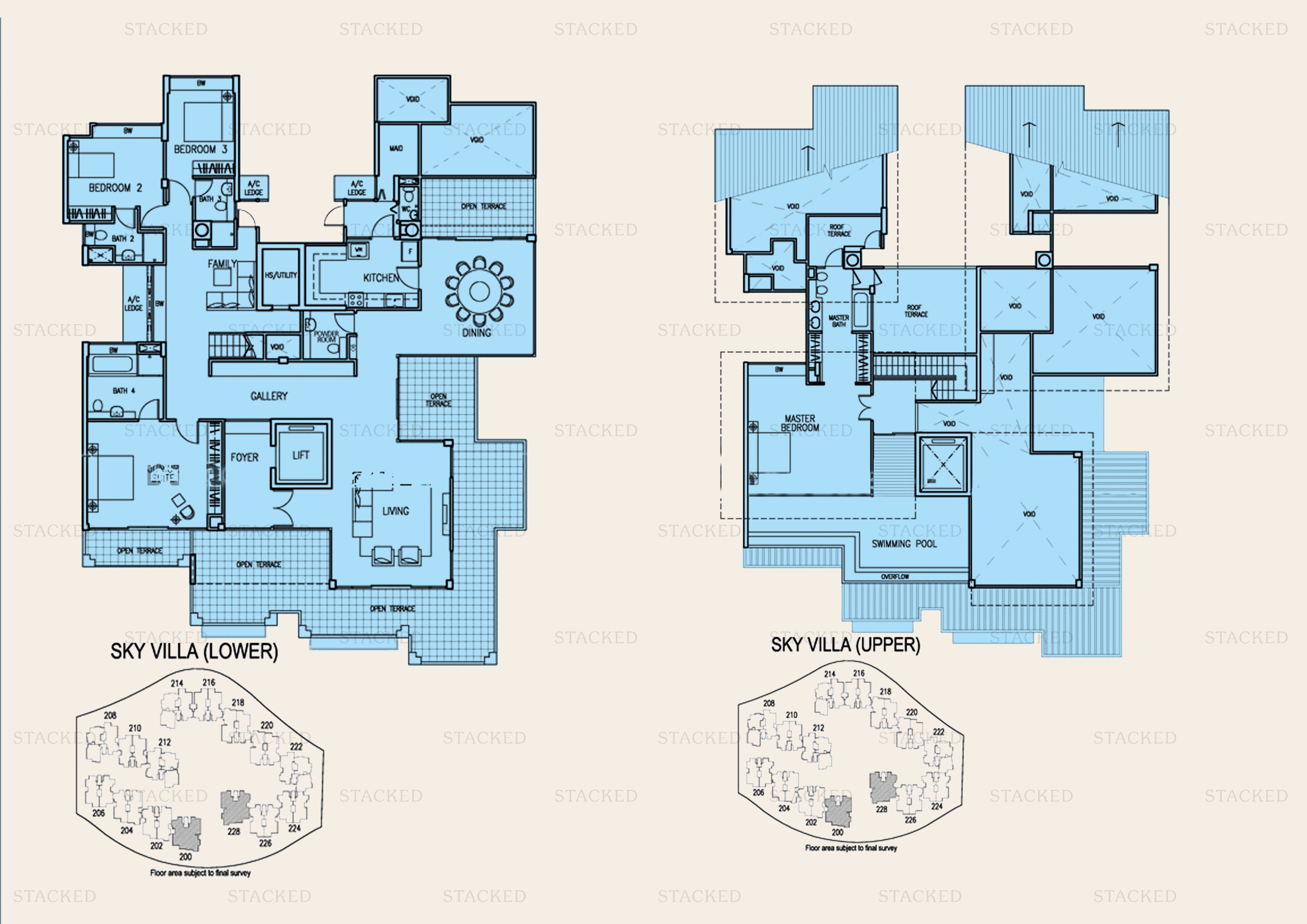 Stacked homes - The Berth By The Cove Singapore Condo Floor Plans ...
