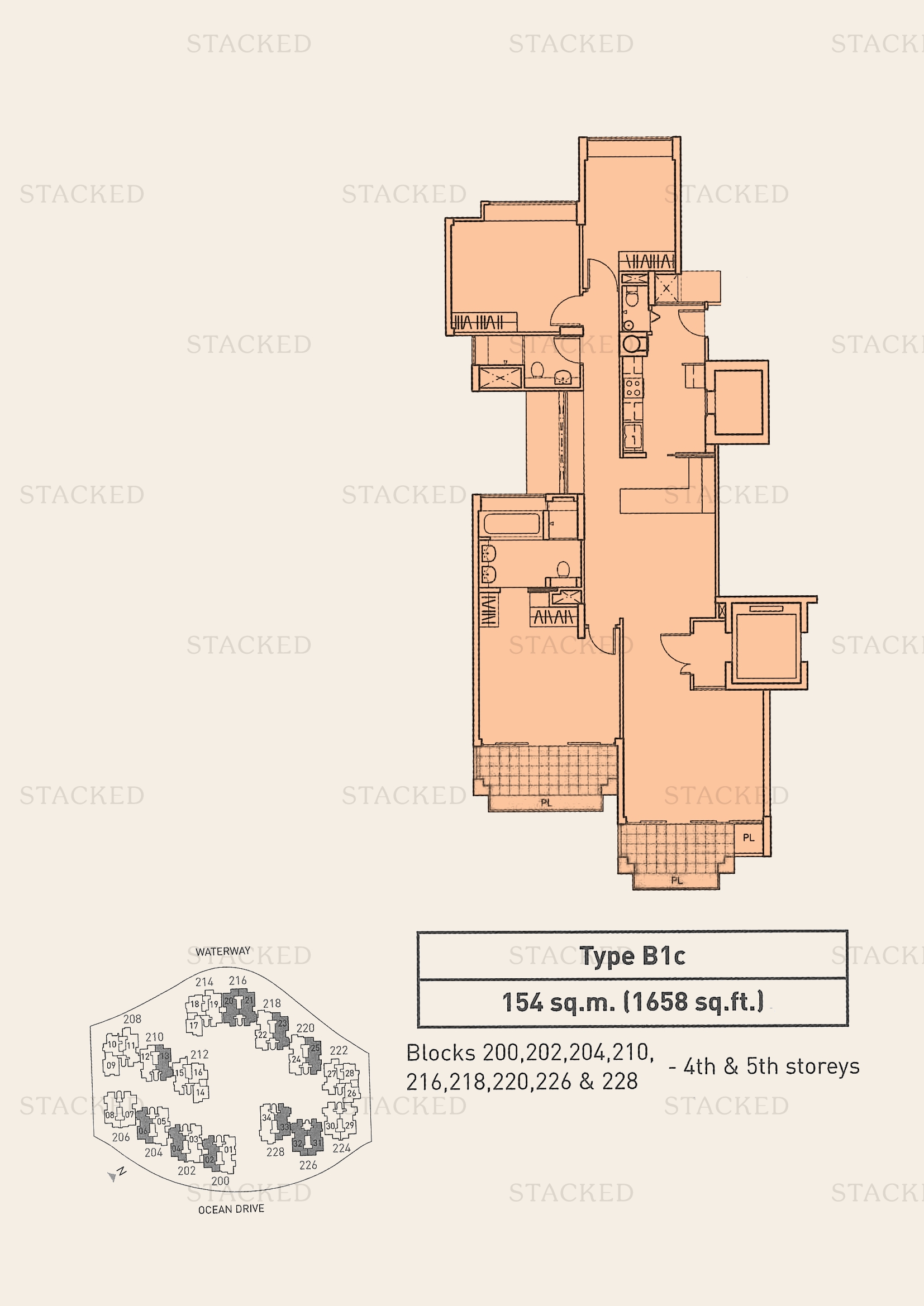 Stacked homes - The Berth By The Cove Singapore Condo Floor Plans ...