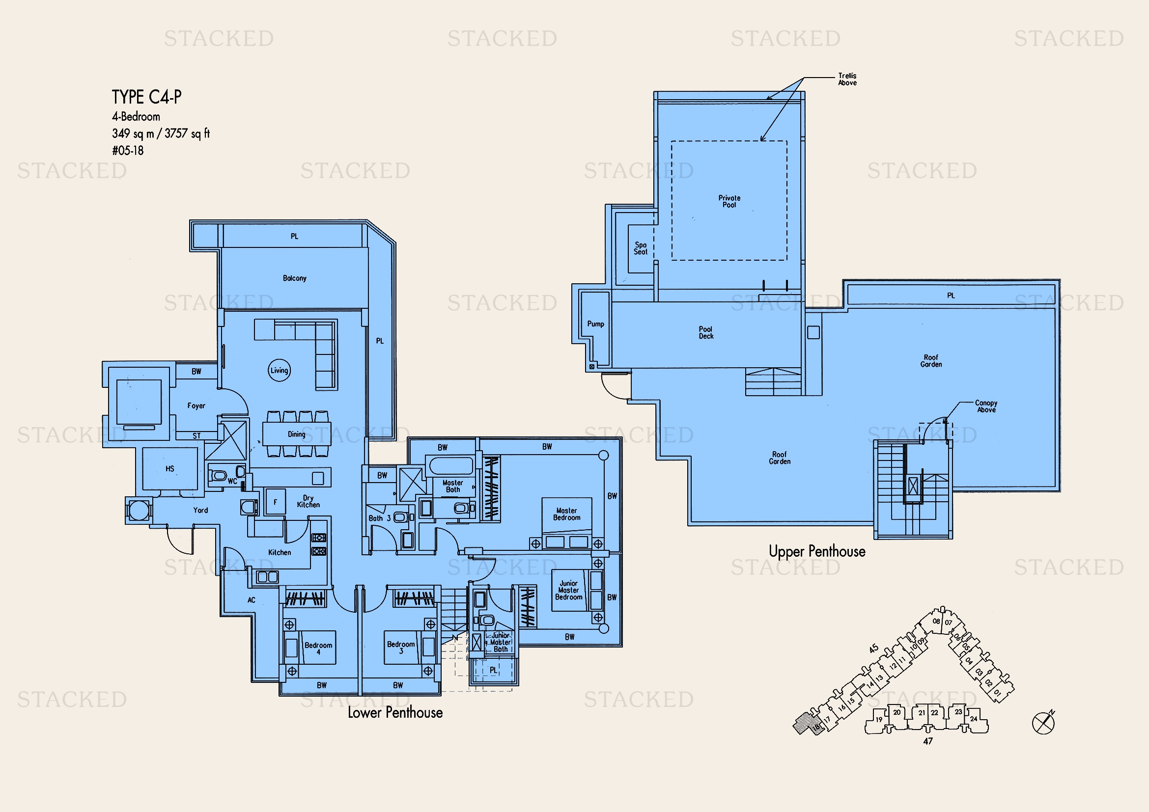 Stacked homes - The Beverly Singapore Condo Floor Plans, Images And ...