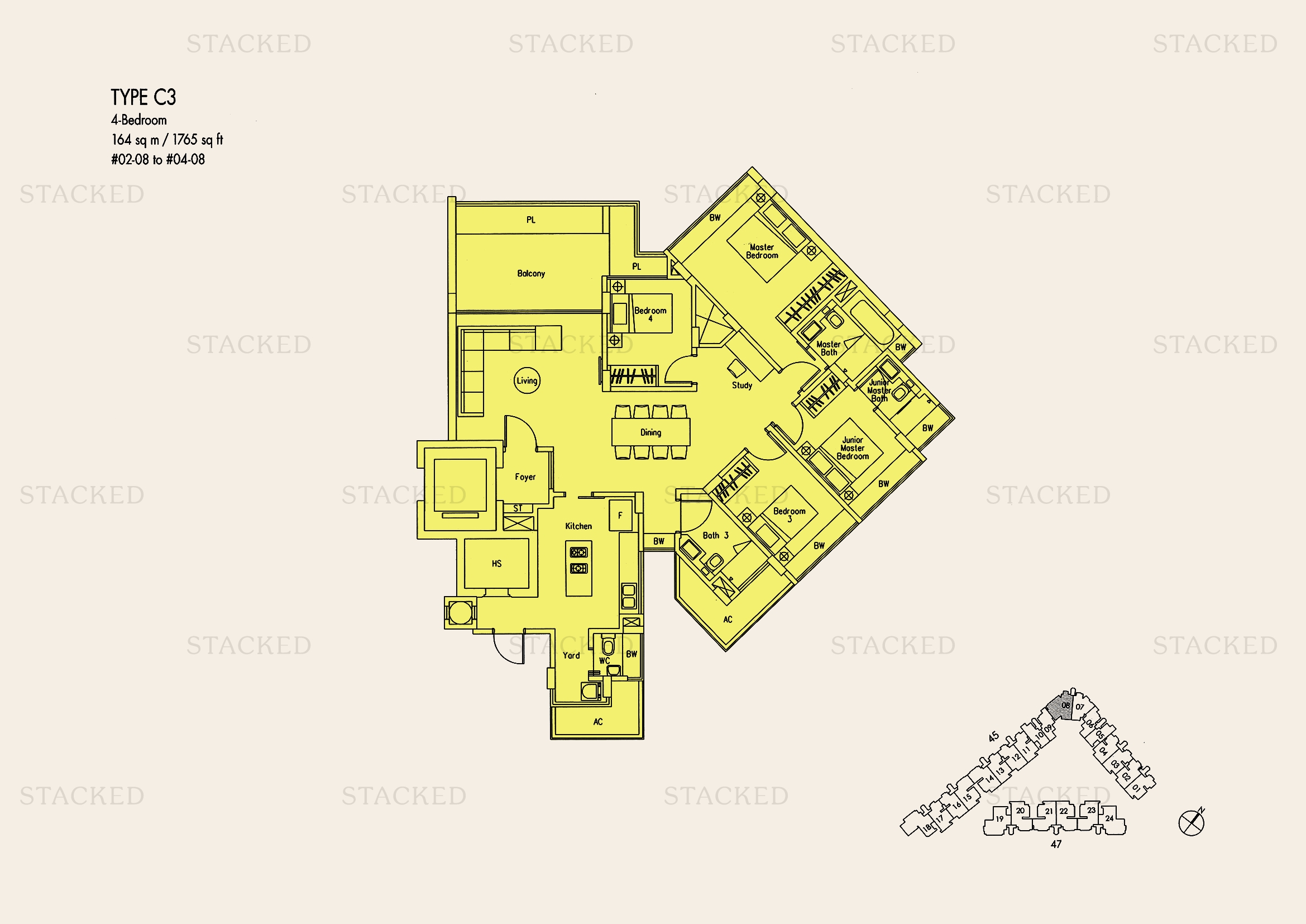 Stacked homes - The Beverly Singapore Condo Floor Plans, Images And ...