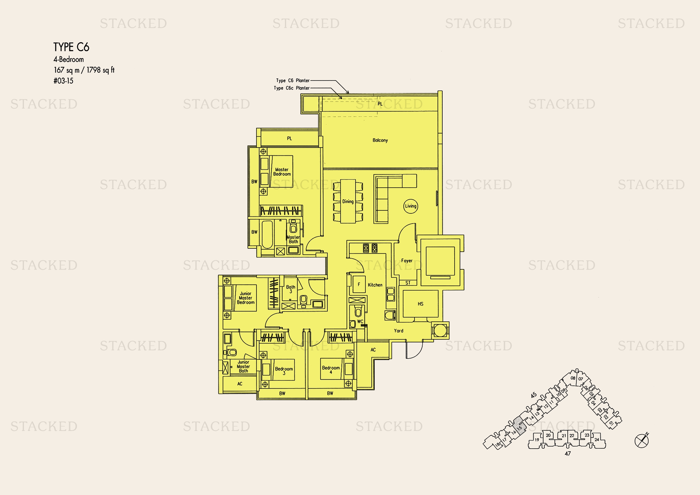 Stacked homes - The Beverly Singapore Condo Floor Plans, Images And ...