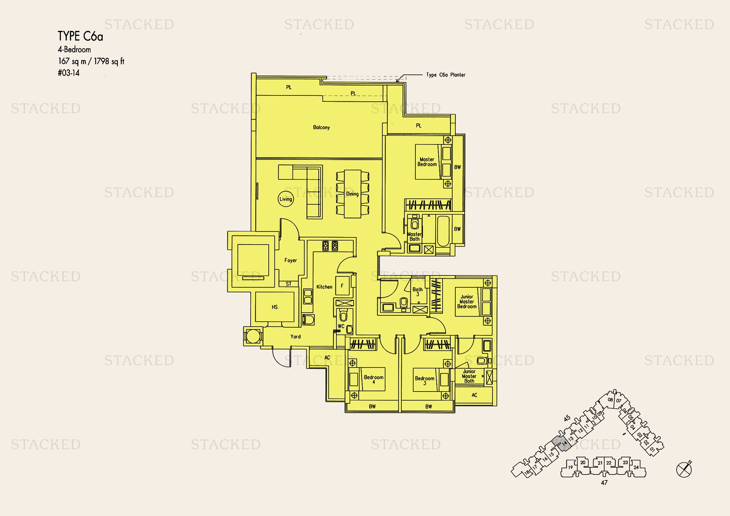Stacked homes - The Beverly Singapore Condo Floor Plans, Images And ...