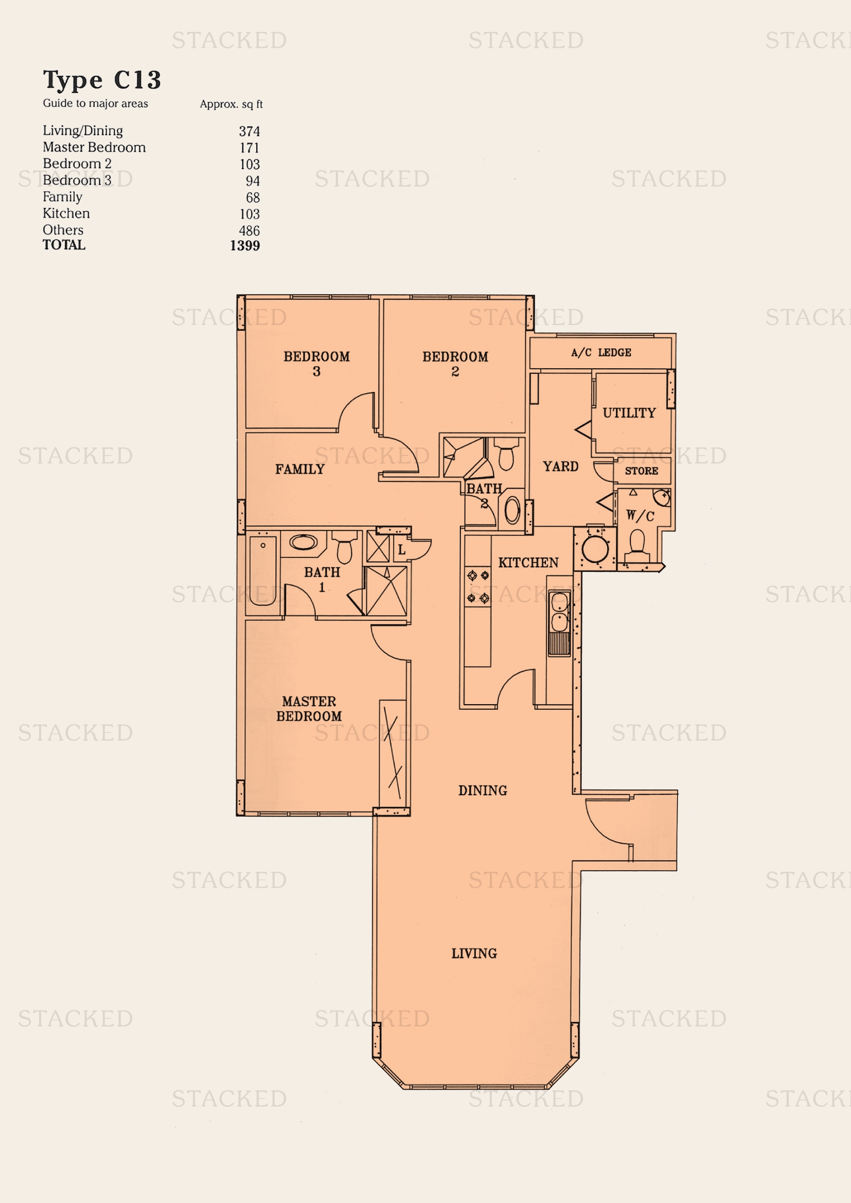 Stacked homes - The Blossomvale Singapore Condo Floor Plans, Images And ...