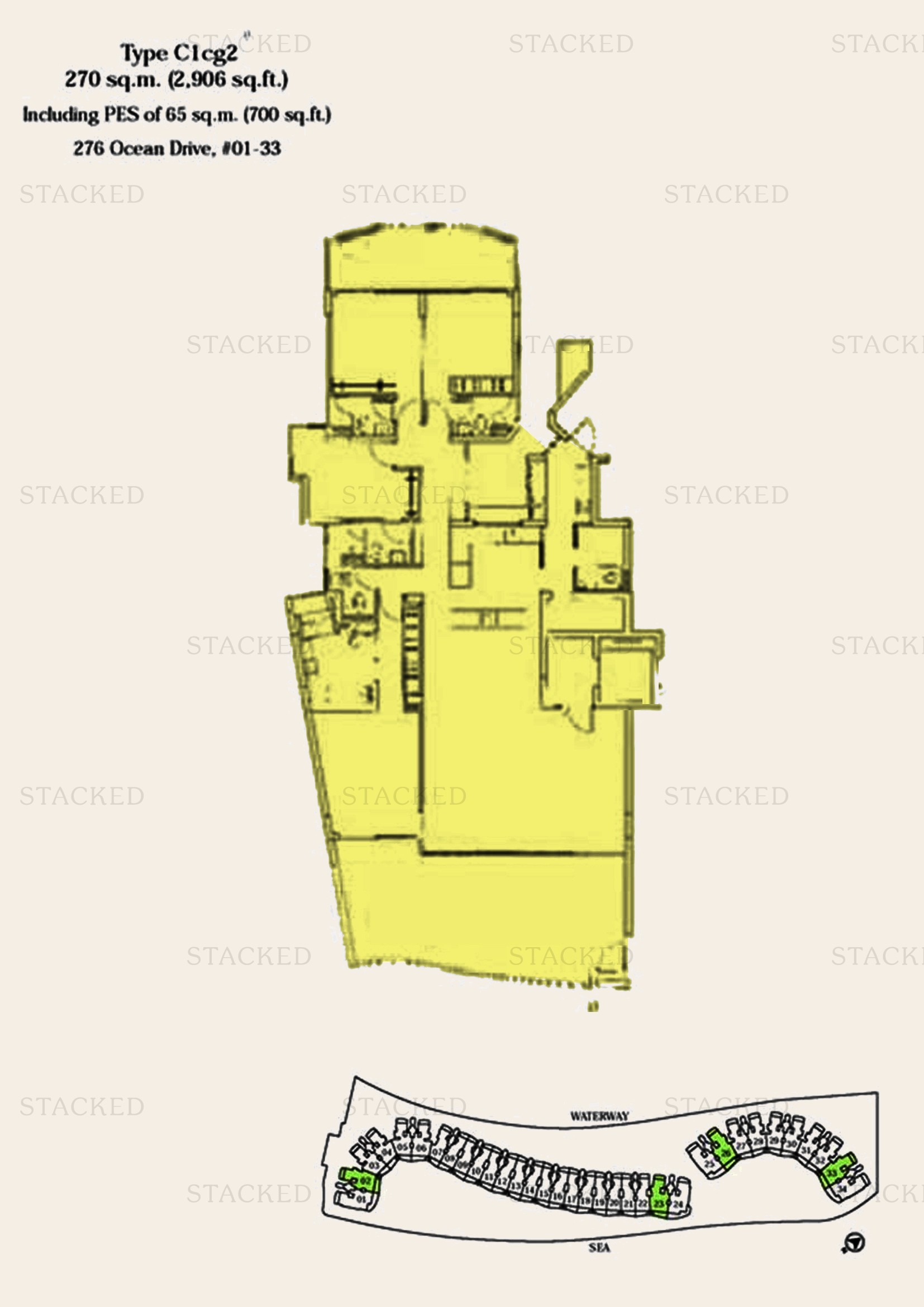 Stacked homes - The Coast At Sentosa Cove Singapore Condo Floor Plans ...