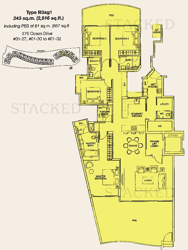 Stacked homes - The Coast At Sentosa Cove Singapore Condo Floor Plans ...