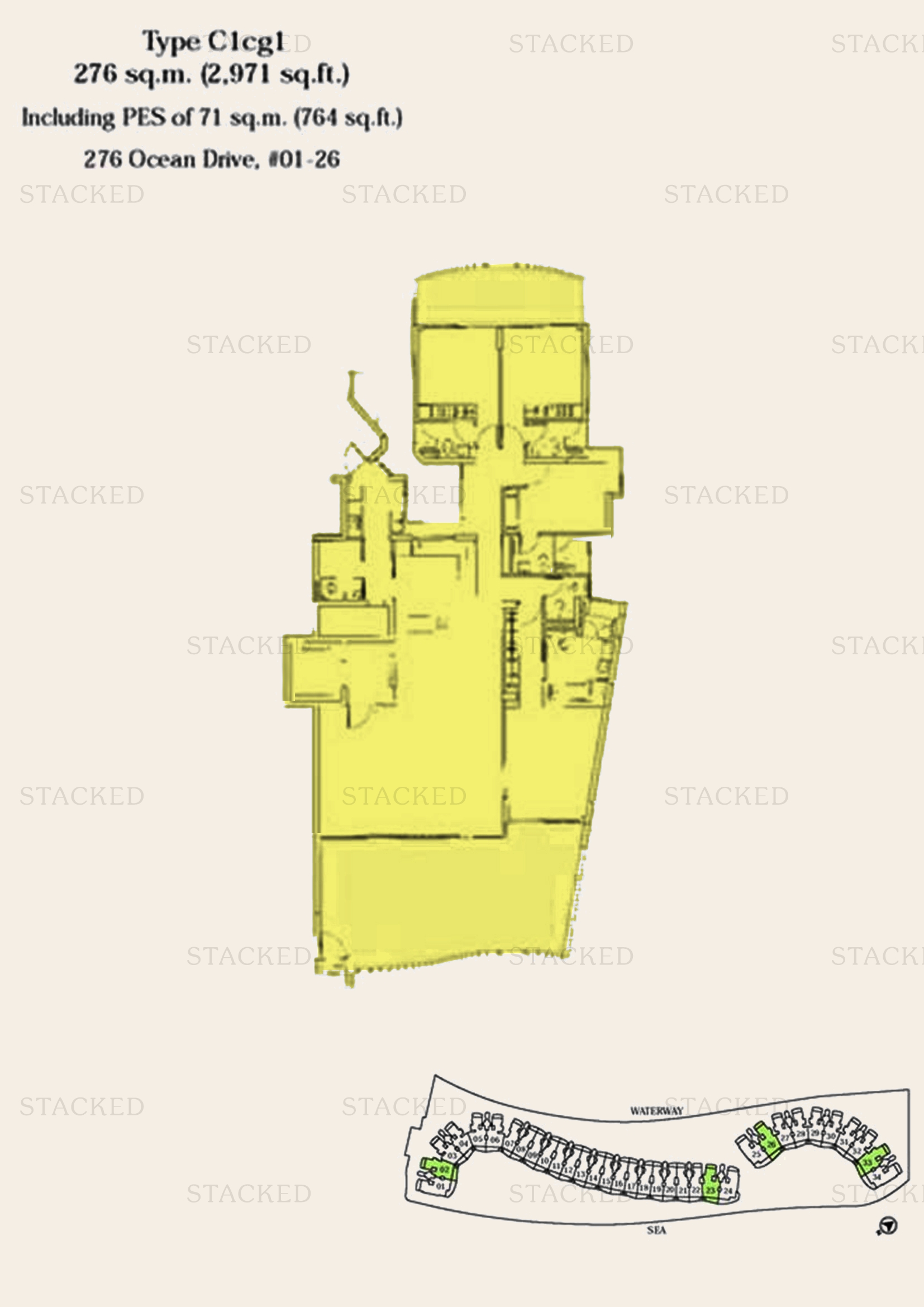 Stacked homes - The Coast At Sentosa Cove Singapore Condo Floor Plans ...