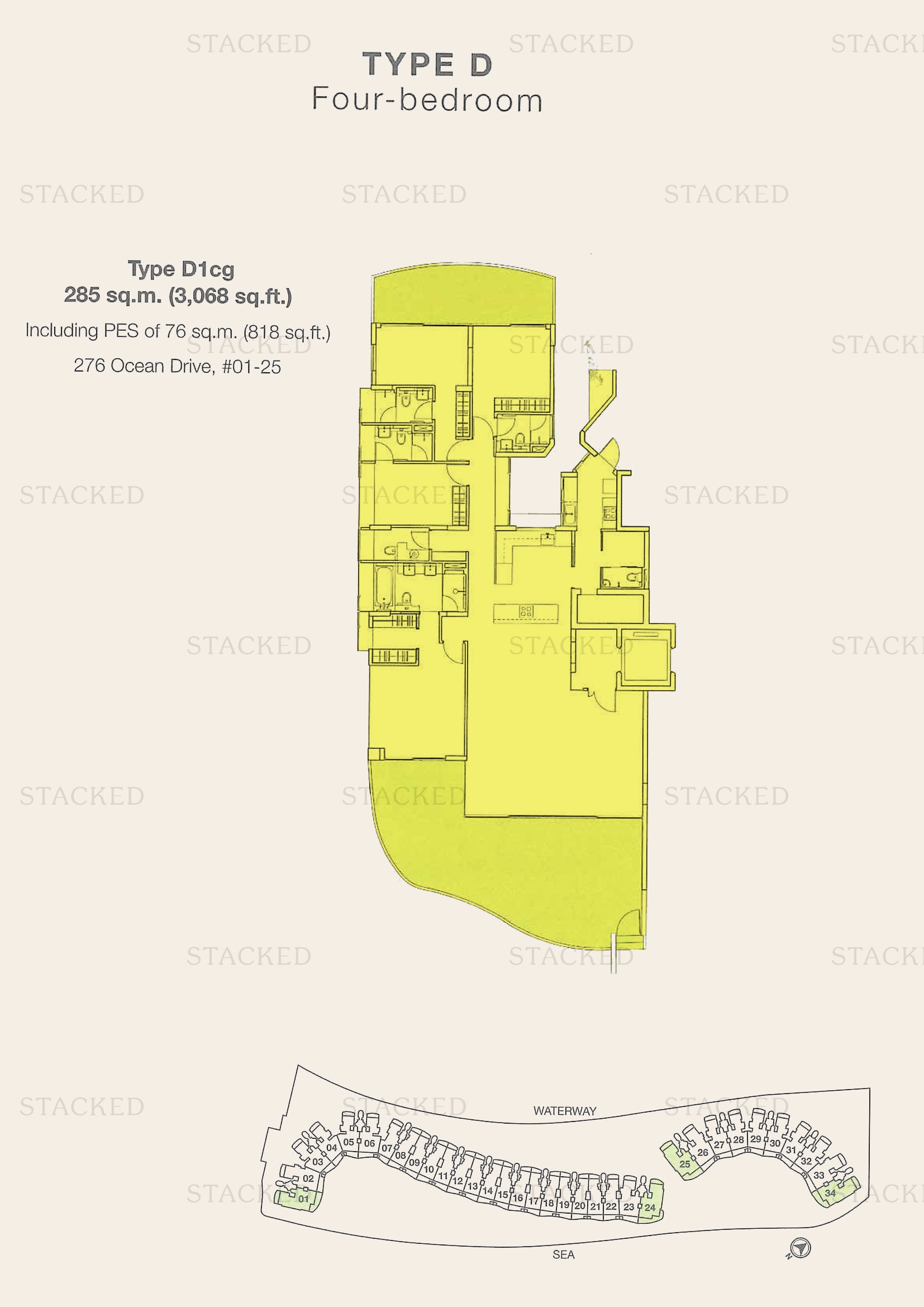 Stacked homes - The Coast At Sentosa Cove Singapore Condo Floor Plans ...