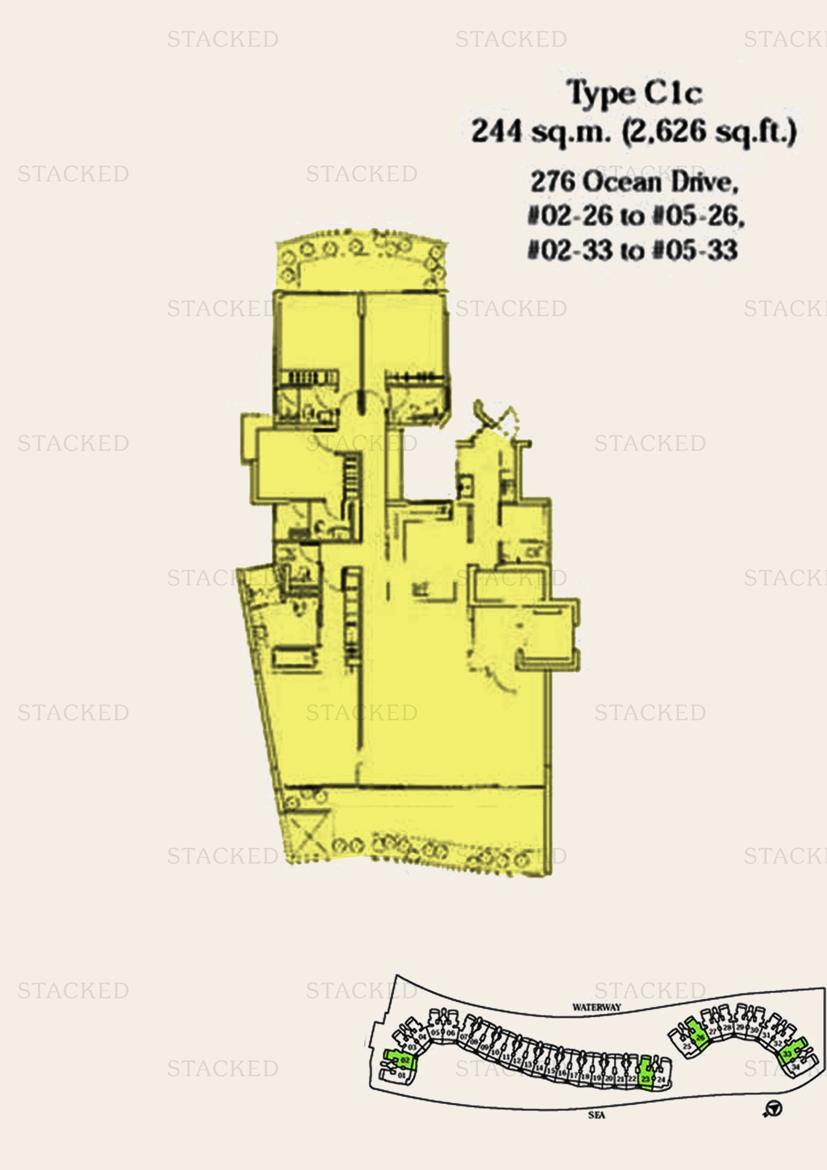 Stacked homes - The Coast At Sentosa Cove Singapore Condo Floor Plans ...