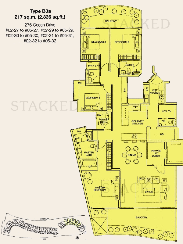 Stacked homes - The Coast At Sentosa Cove Singapore Condo Floor Plans ...