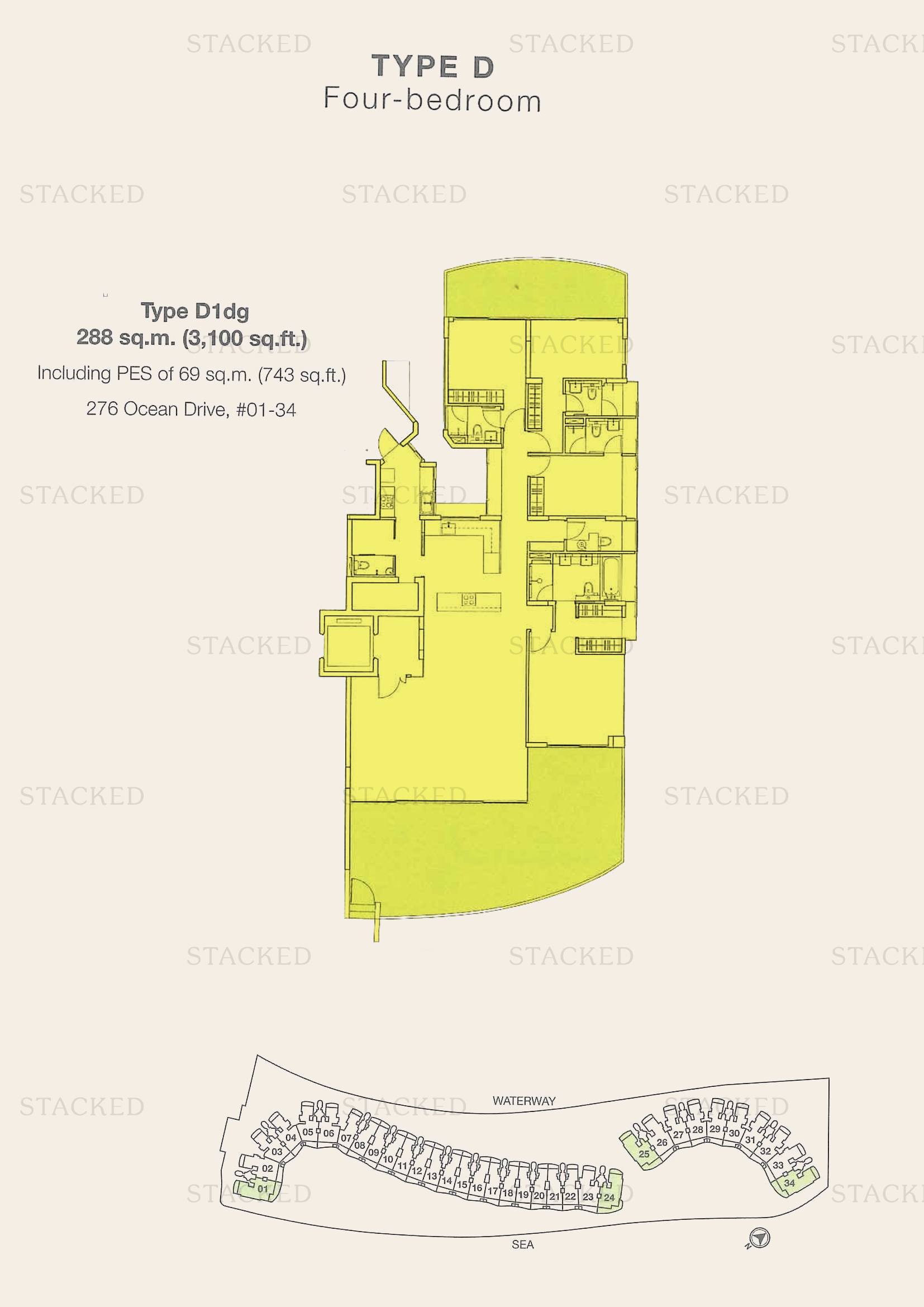 Stacked homes - The Coast At Sentosa Cove Singapore Condo Floor Plans ...