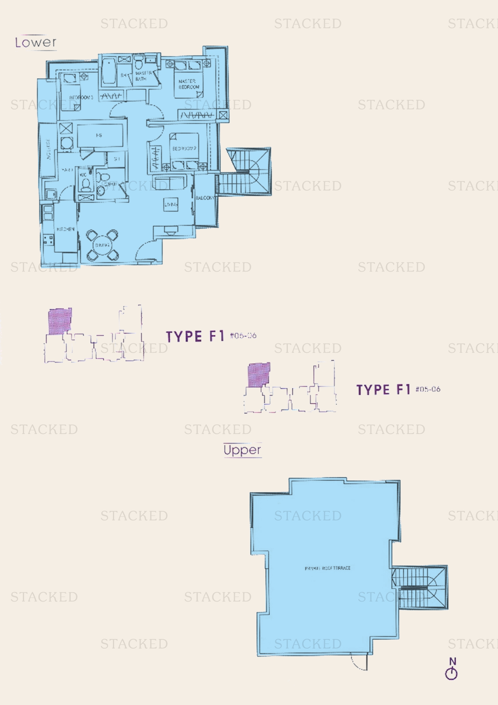 Stacked homes - The Elegance @ Changi Singapore Condo Floor Plans ...