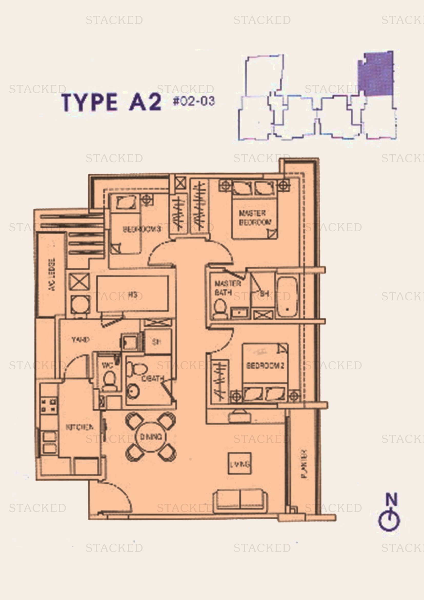 Stacked homes - The Elegance @ Changi Singapore Condo Floor Plans ...