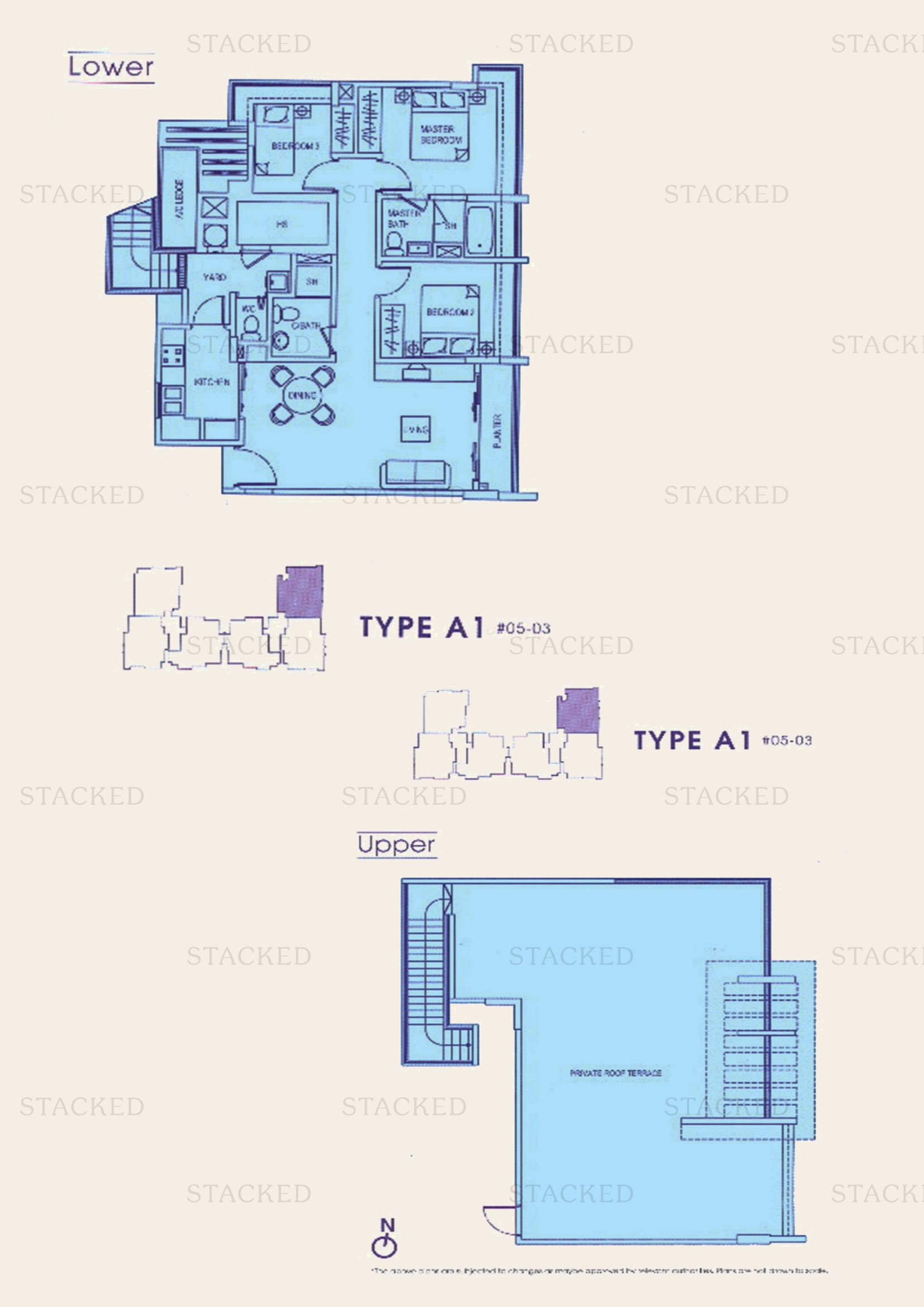 Stacked homes - The Elegance @ Changi Singapore Condo Floor Plans ...