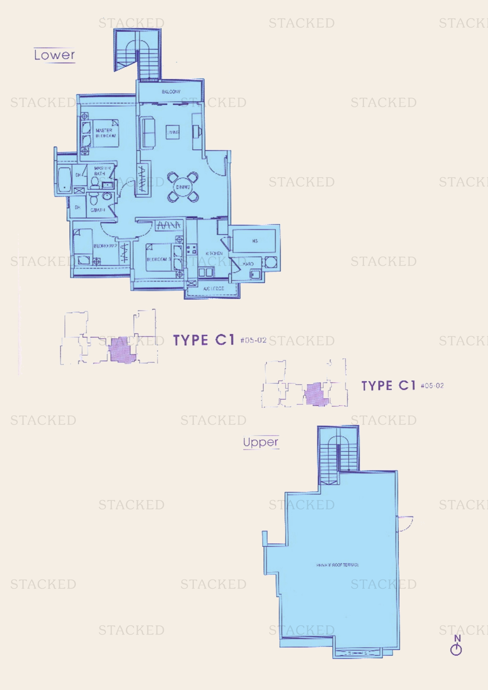 Stacked homes - The Elegance @ Changi Singapore Condo Floor Plans ...