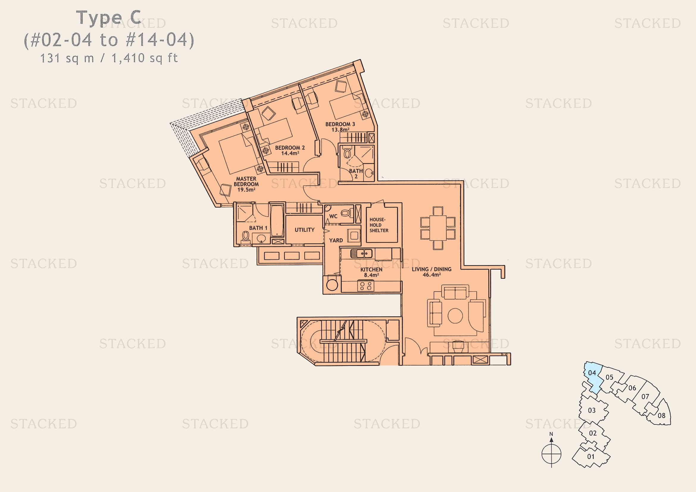 Stacked homes - The Equatorial Singapore Condo Floor Plans, Images And ...