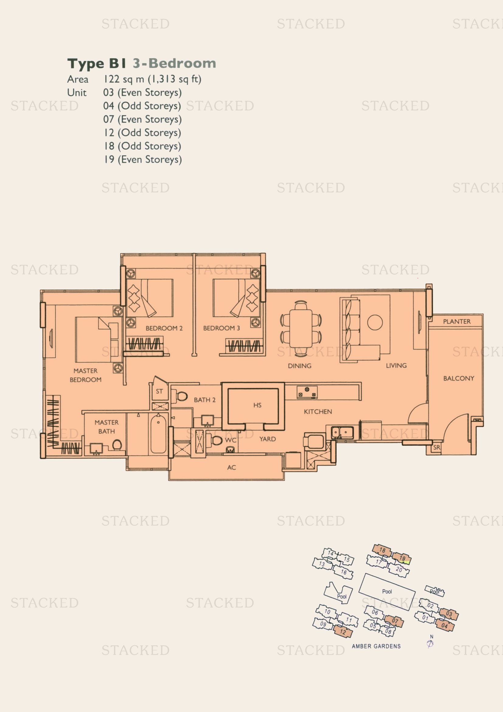 Stacked homes - The Esta Singapore Condo Floor Plans, Images And ...