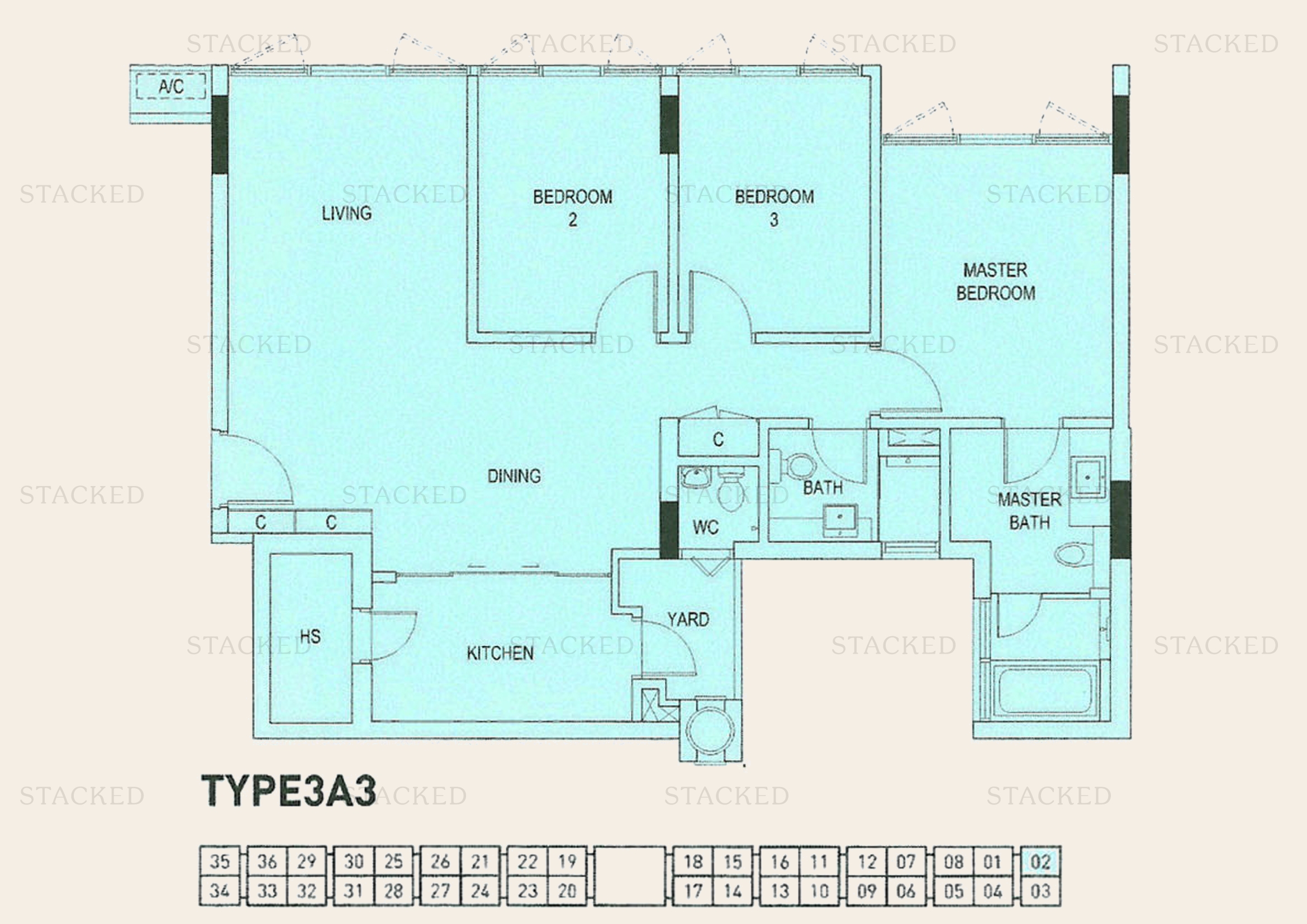Stacked homes - The Linear Singapore Condo Floor Plans, Images And ...