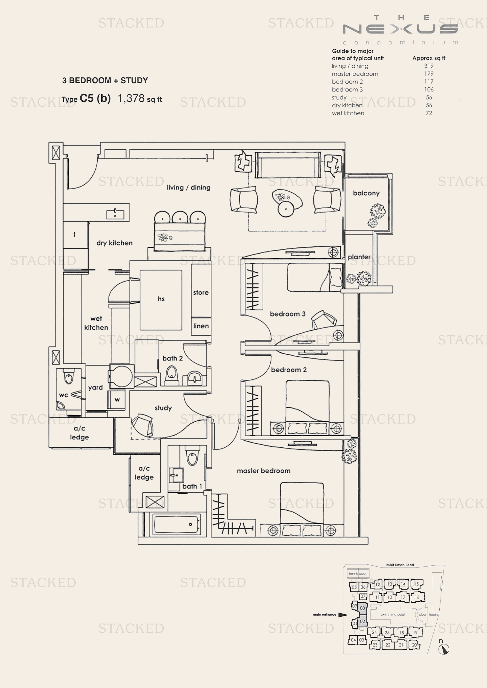 Stacked homes - The Nexus Singapore Condo Floor Plans, Images And ...