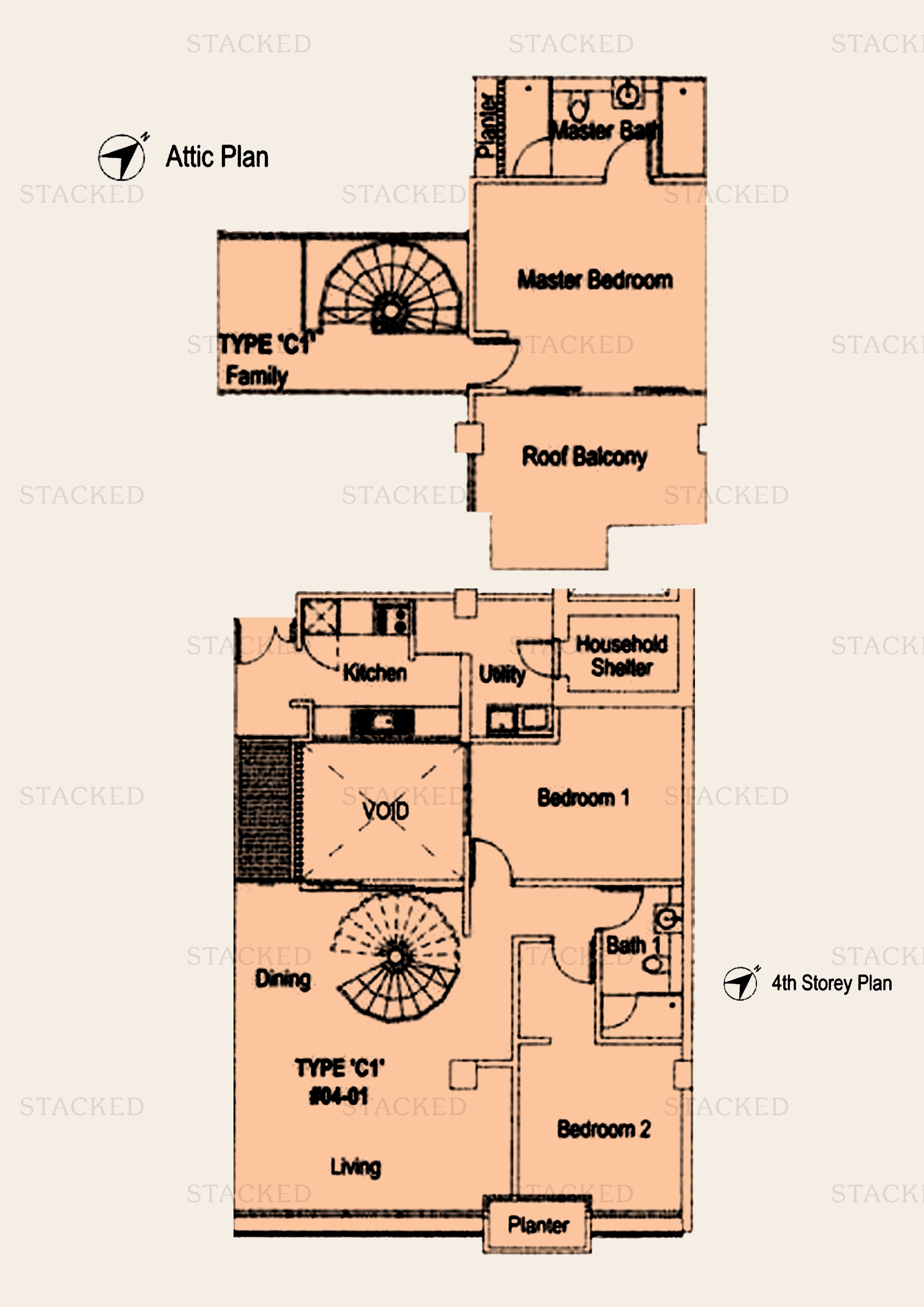 Stacked homes - The Old House Singapore Condo Floor Plans, Images And ...