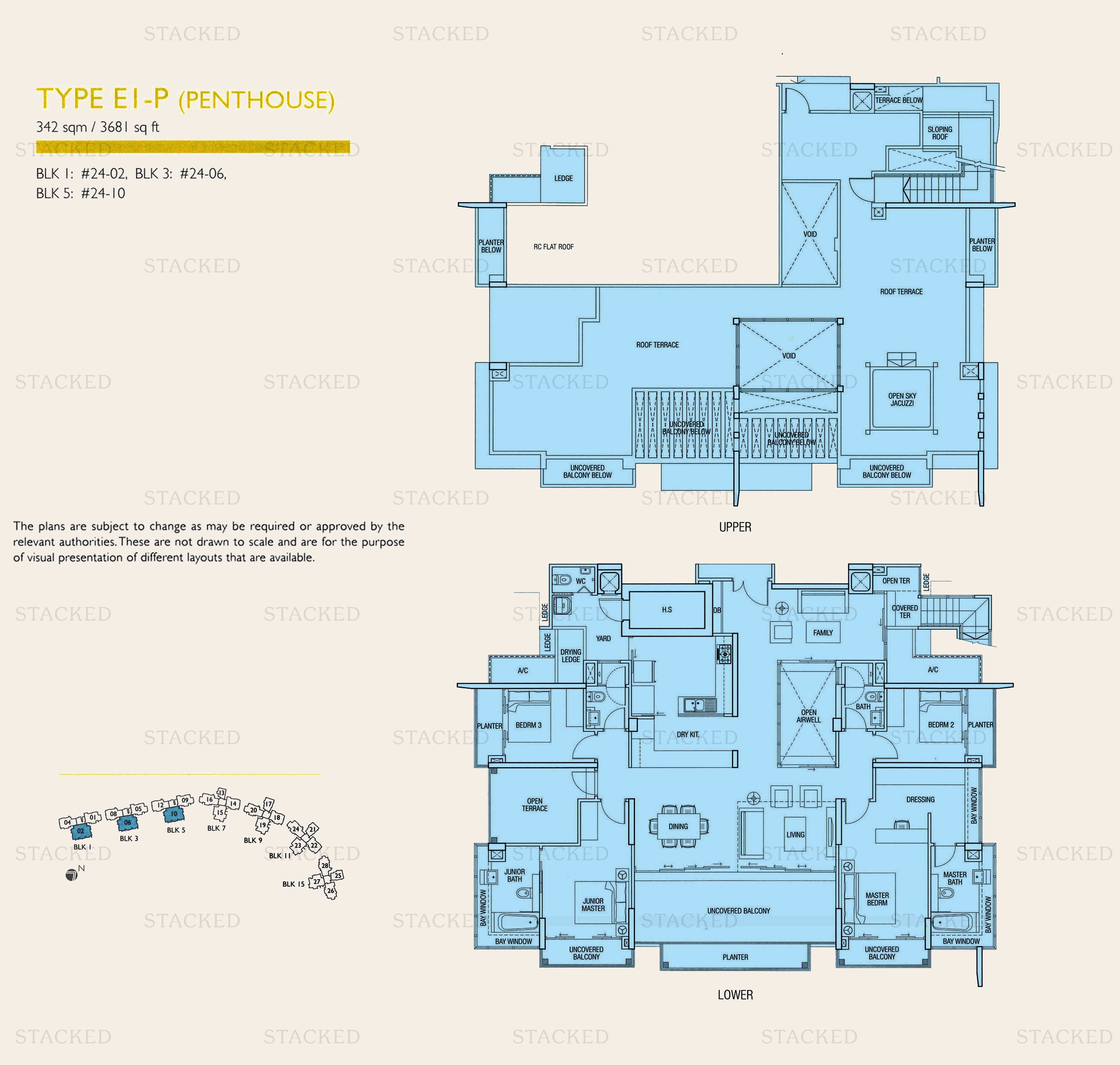Stacked homes - The Parc Condominium Singapore Condo Floor Plans ...