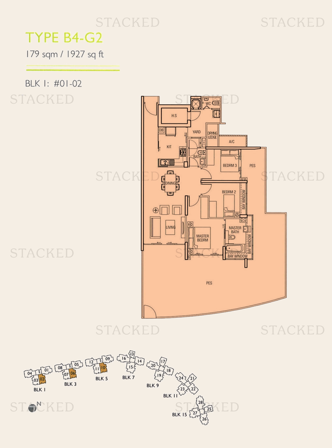 Stacked homes - The Parc Condominium Singapore Condo Floor Plans ...