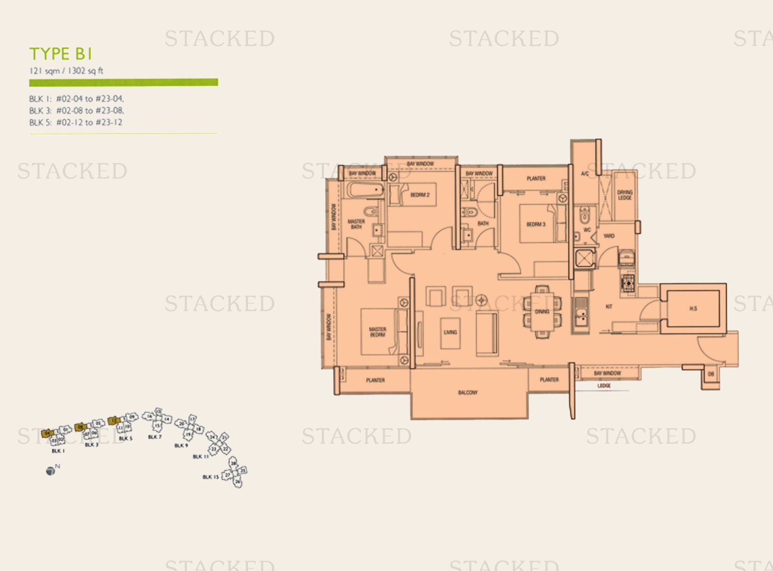 Stacked homes - The Parc Condominium Singapore Condo Floor Plans ...