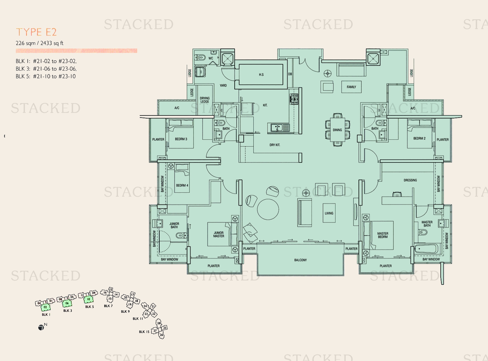 Stacked homes - The Parc Condominium Singapore Condo Floor Plans ...