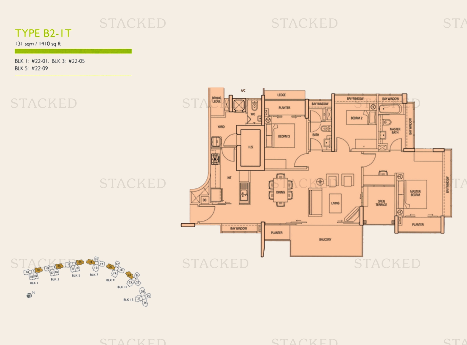 Stacked homes - The Parc Condominium Singapore Condo Floor Plans ...
