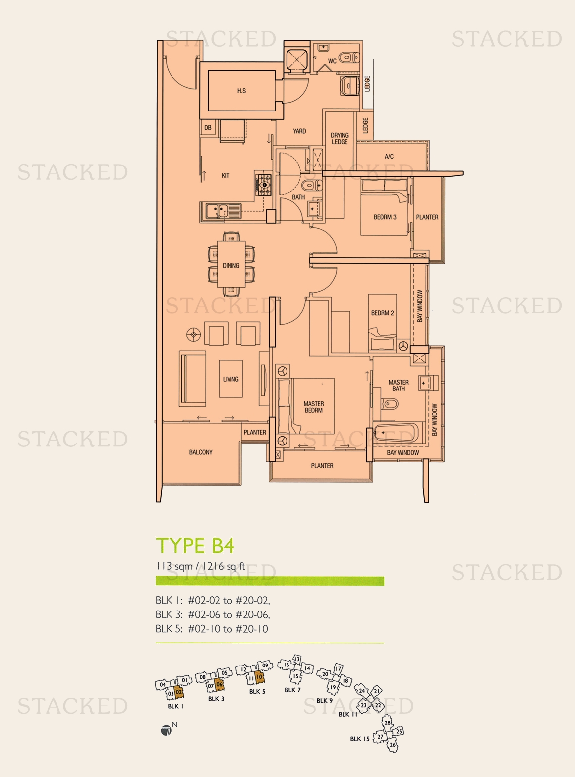 Stacked homes - The Parc Condominium Singapore Condo Floor Plans ...
