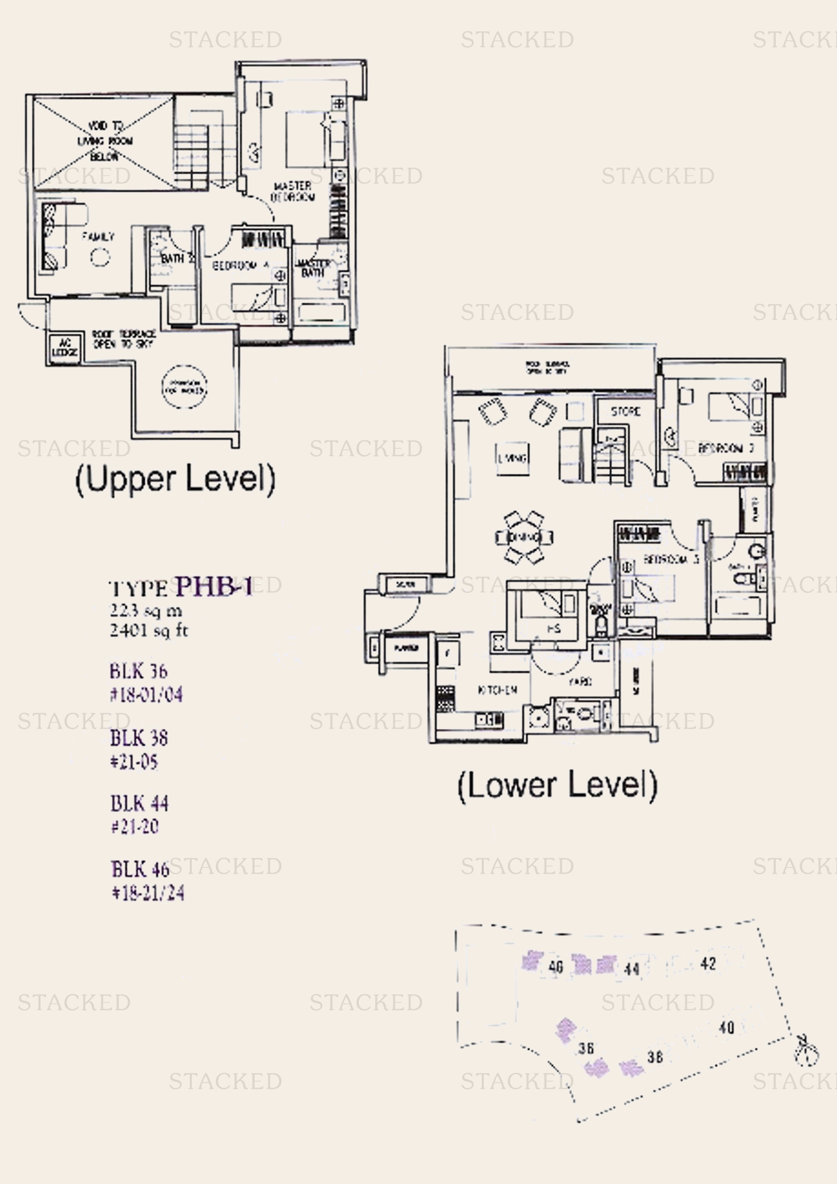 Stacked homes - The Quintet Singapore Condo Floor Plans, Images And ...