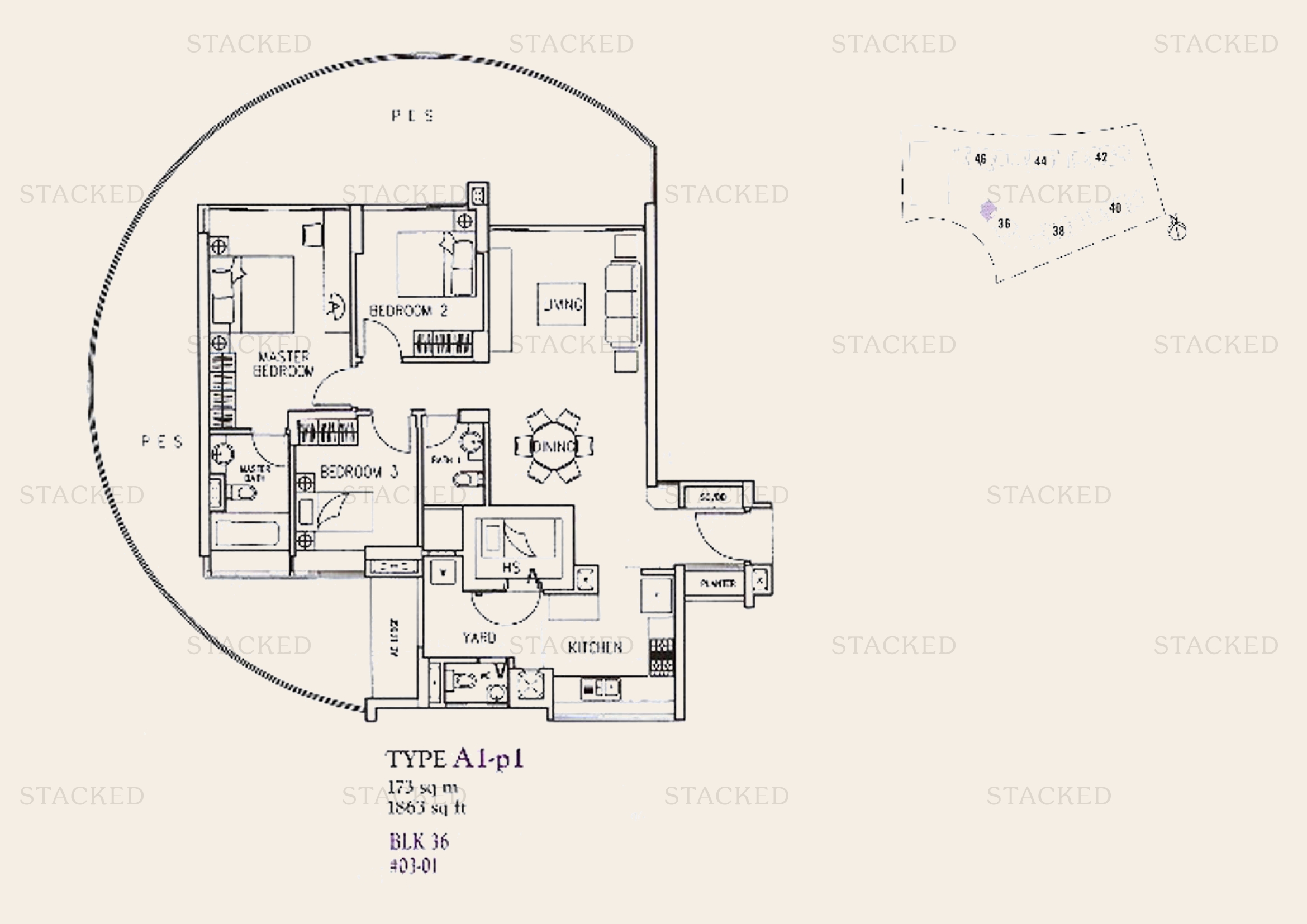 Stacked homes - The Quintet Singapore Condo Floor Plans, Images And ...