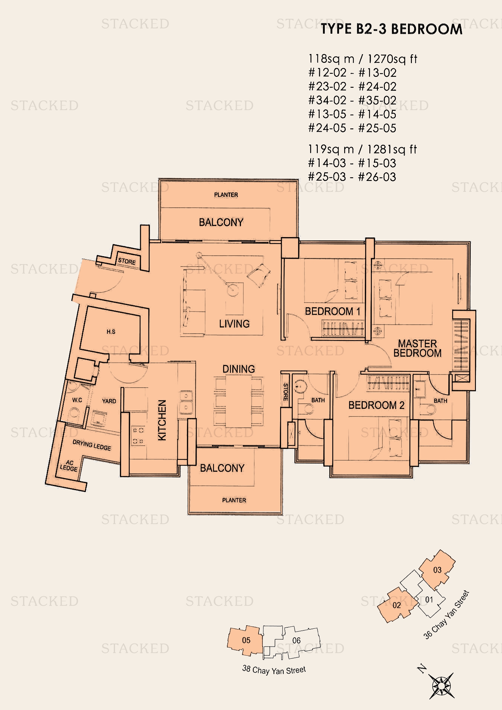 Stacked homes - The Regency At Tiong Bahru Singapore Condo Floor Plans ...