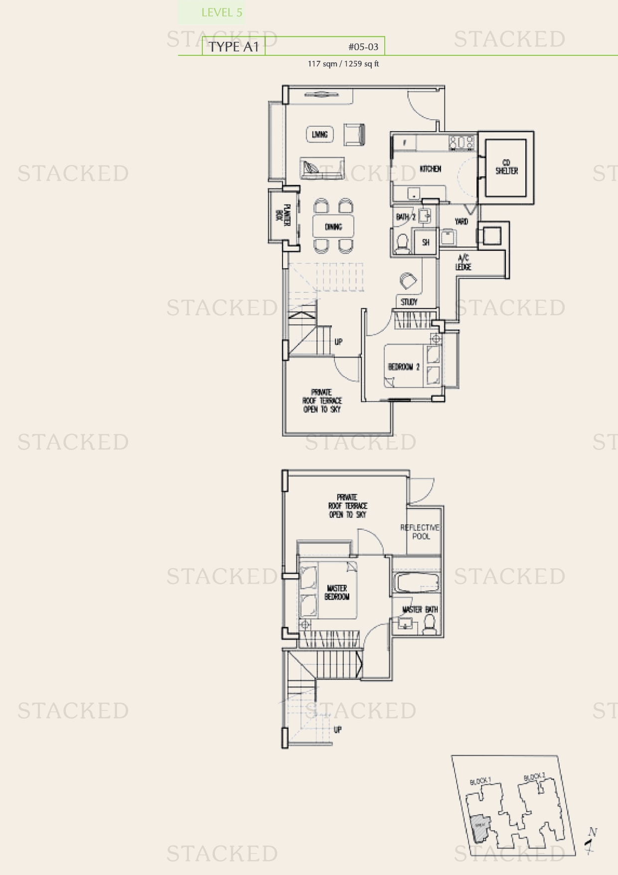 Stacked homes - The Treeline Singapore Condo Floor Plans, Images And ...