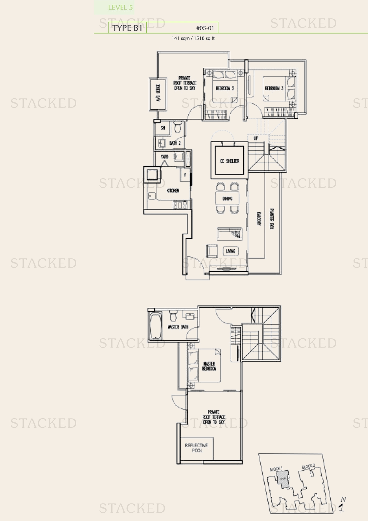 Stacked homes - The Treeline Singapore Condo Floor Plans, Images And ...